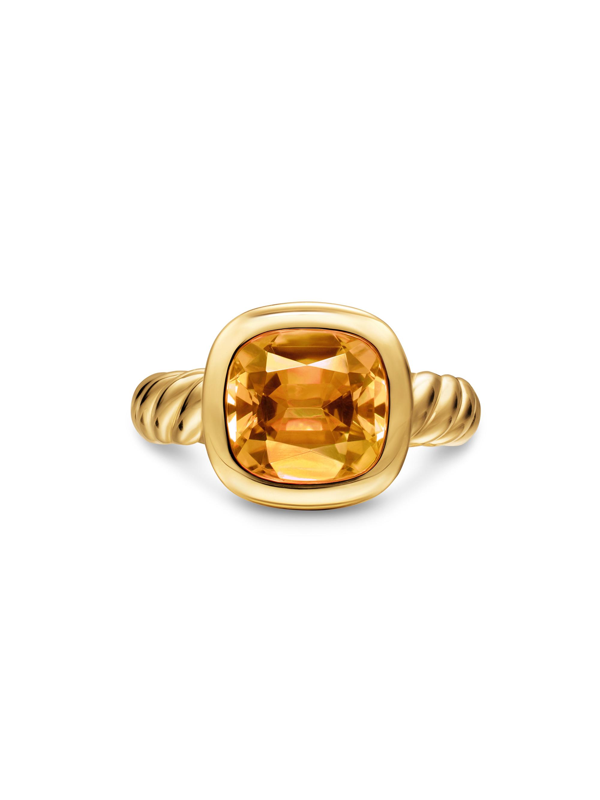 Shop David Yurman DY Mercer Stone Ring in 18K Yellow Gold | Saks Fifth ...