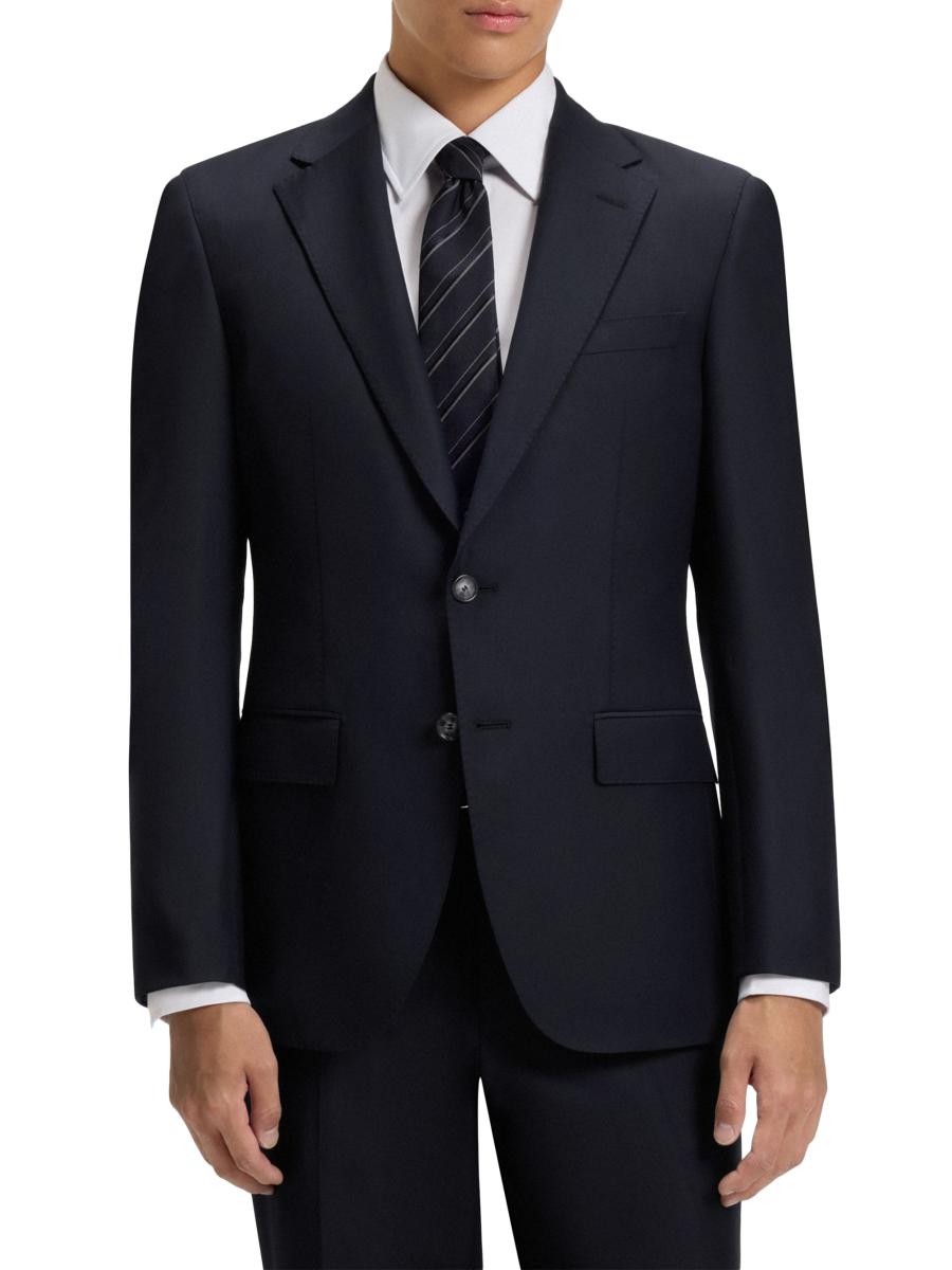 Shop BOSS Slim-Fit Jacket in Virgin Wool | Saks Fifth Avenue