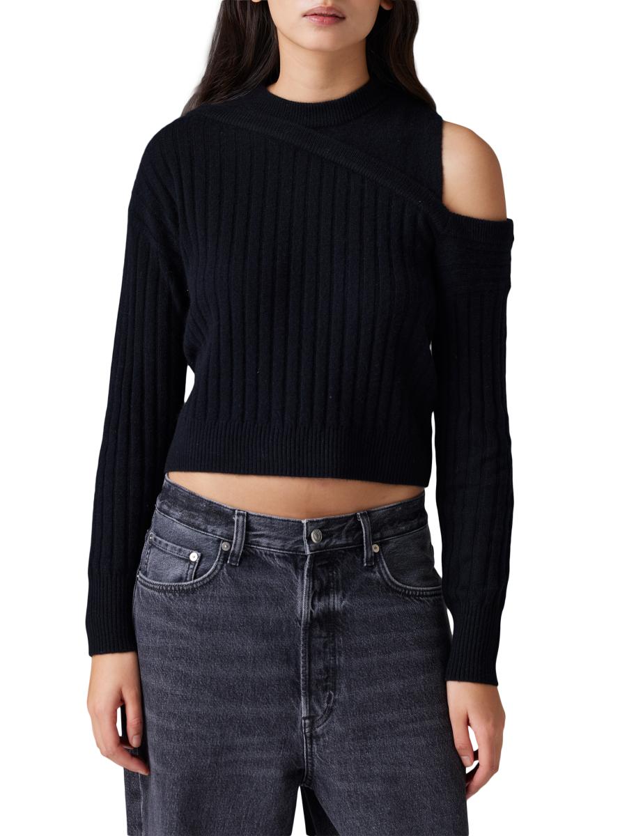 COLORUSH Open-Shoulder Cashmere Sweater | Saks Fifth Avenue