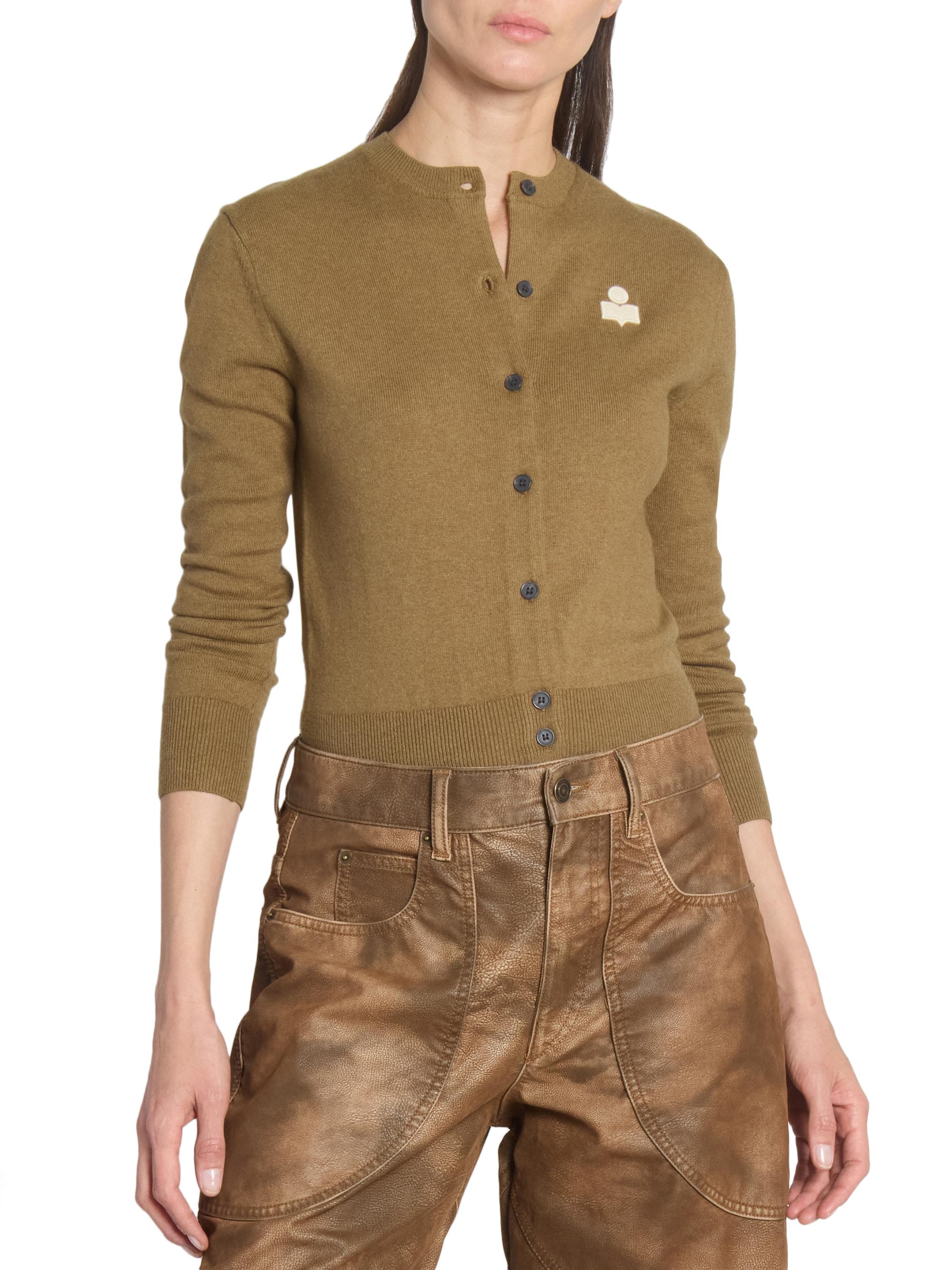 Isabel Marant Étoile Mona Cotton-Blend Cardigan | Saks Fifth Avenue