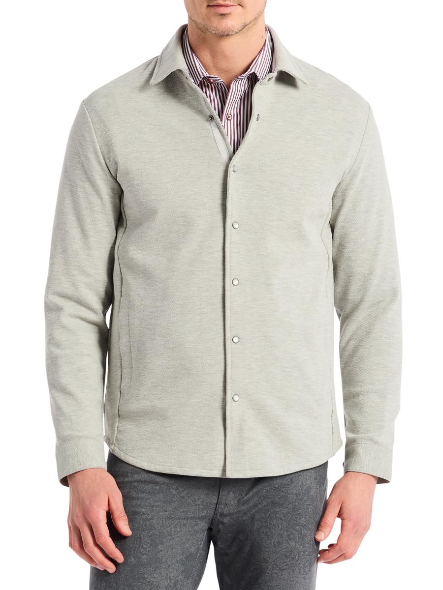 Robert Graham Kellan Knit Shirt Jacket | Saks Fifth Avenue