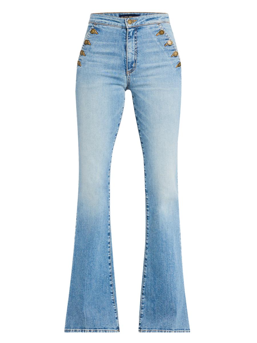 Ramy Brook Helena High-Rise Bootcut Jeans | Saks Fifth Avenue