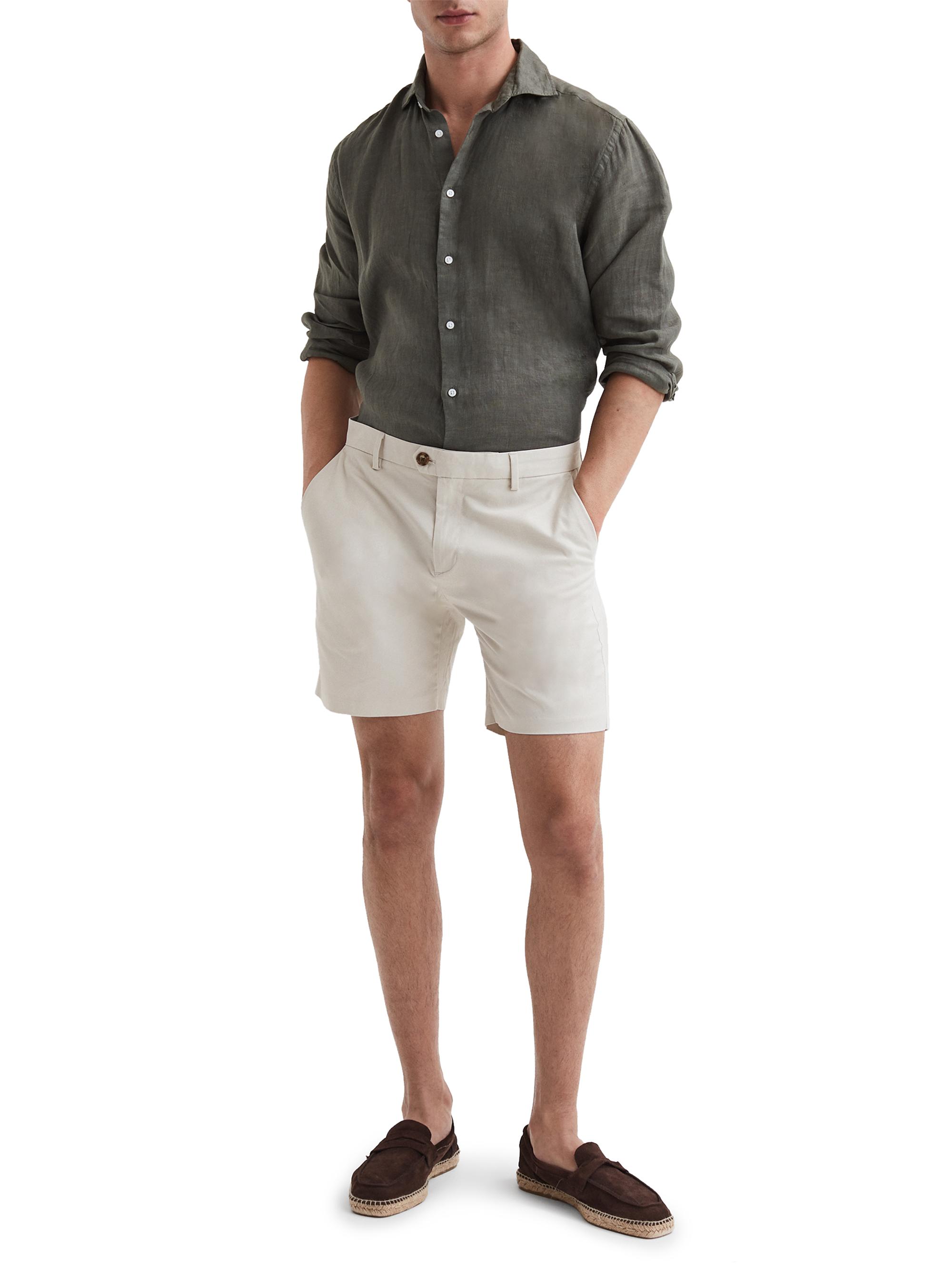 Reiss Wicket Stretch-Cotton Shorts | Saks Fifth Avenue