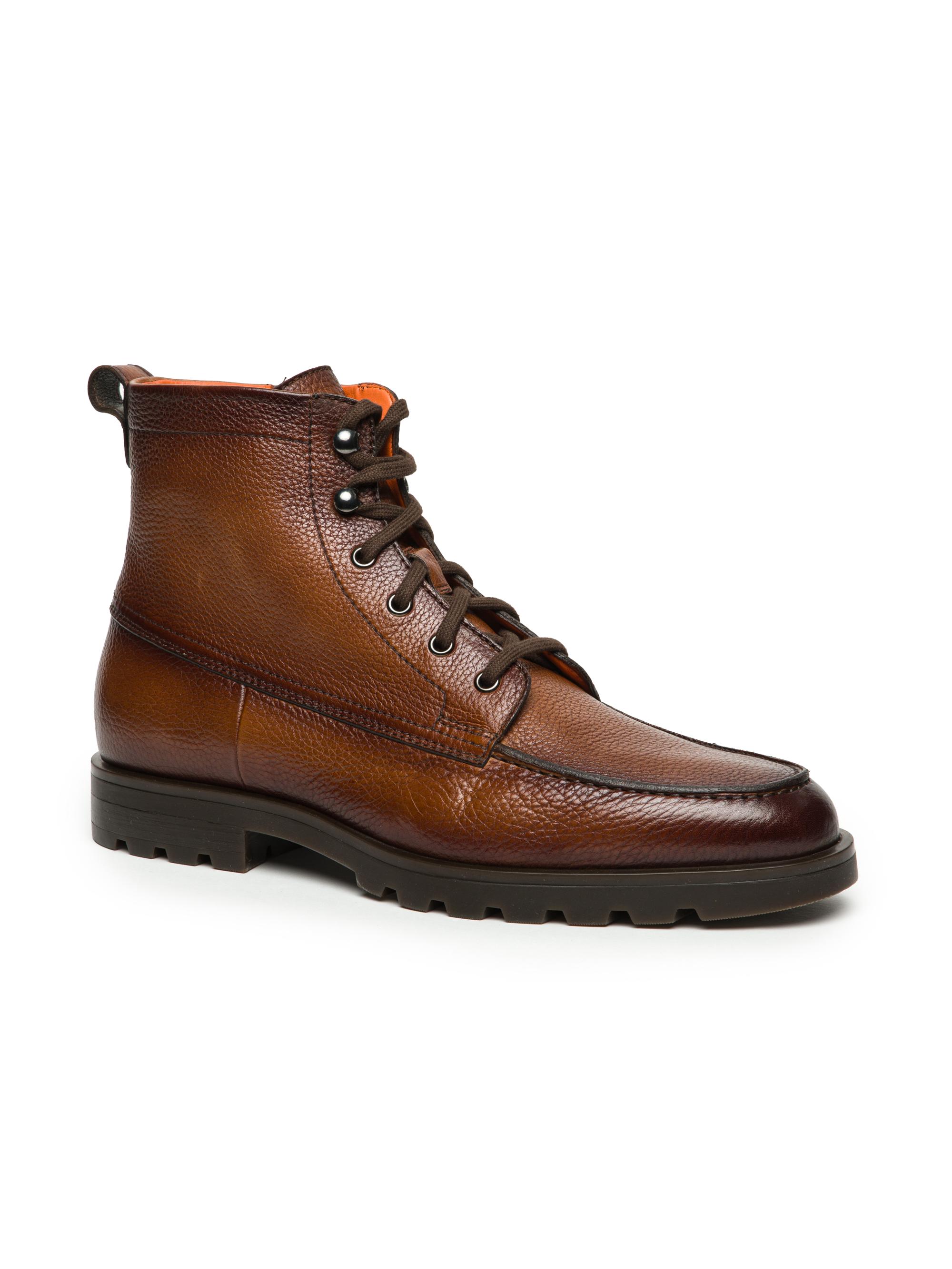 Santoni Rock Leather Work Boots | Saks Fifth Avenue