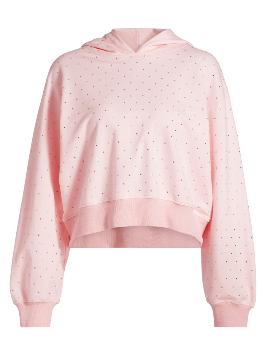 Generation Love Renae Crystal-Embellished Cotton Hoodie | Saks Fifth Avenue