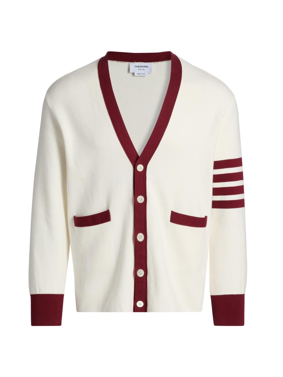 Thom Browne Rugby 4-Bar Cardigan | Saks Fifth Avenue