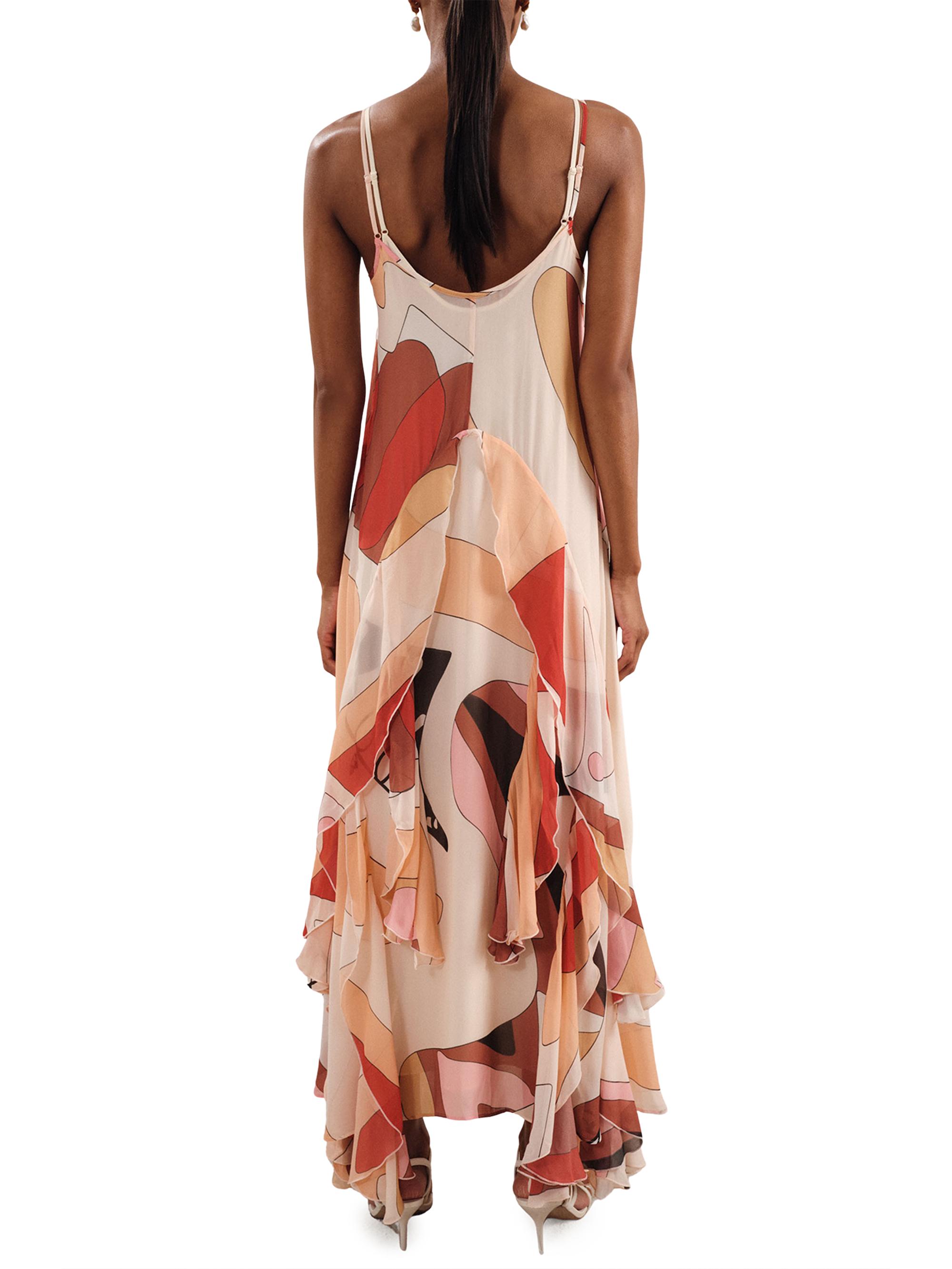 Reiss Sasha Printed Ruffle Maxi Dress | Saks Fifth Avenue