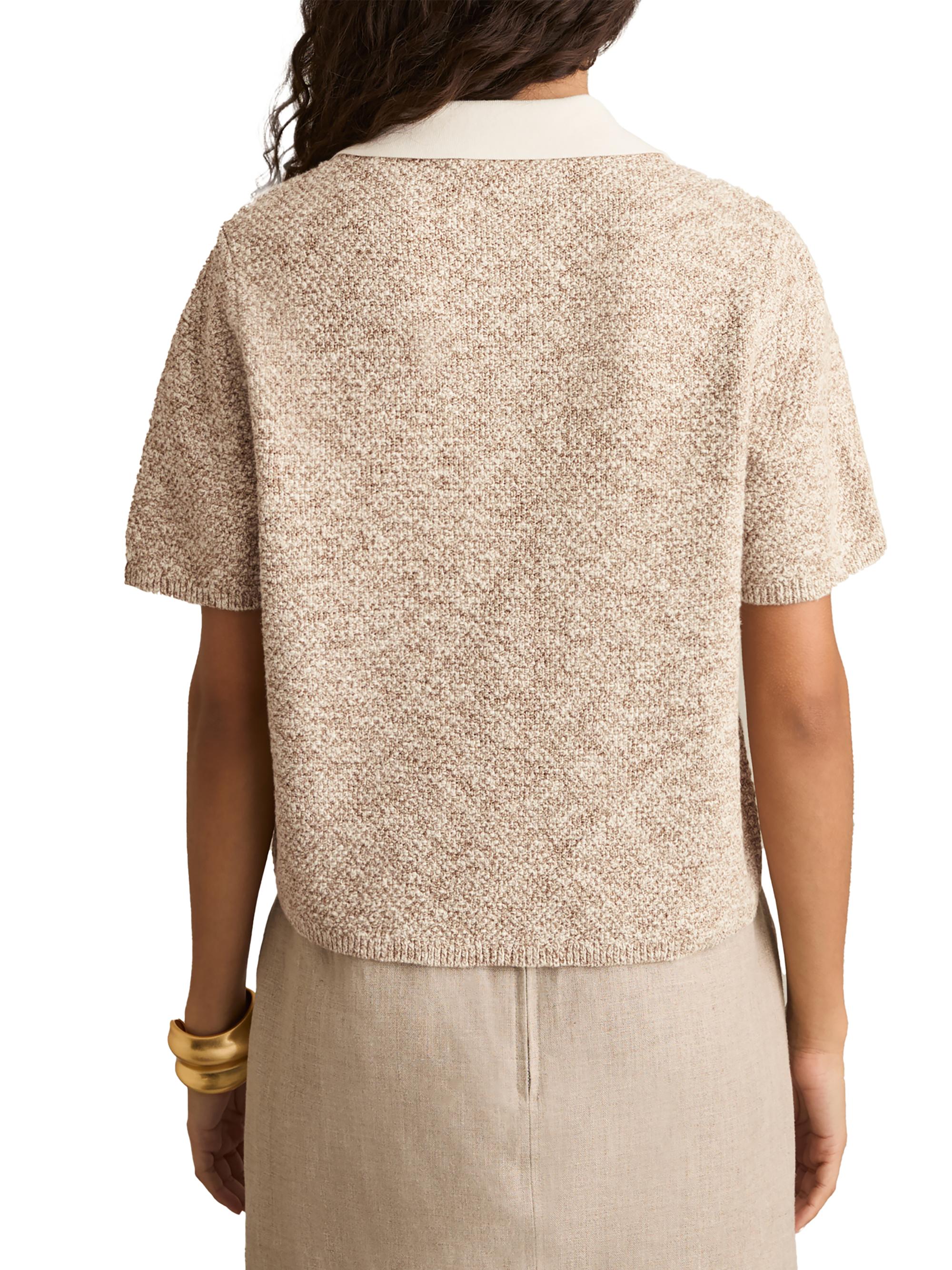 Reiss Sam Textured Knit Polo | Saks Fifth Avenue