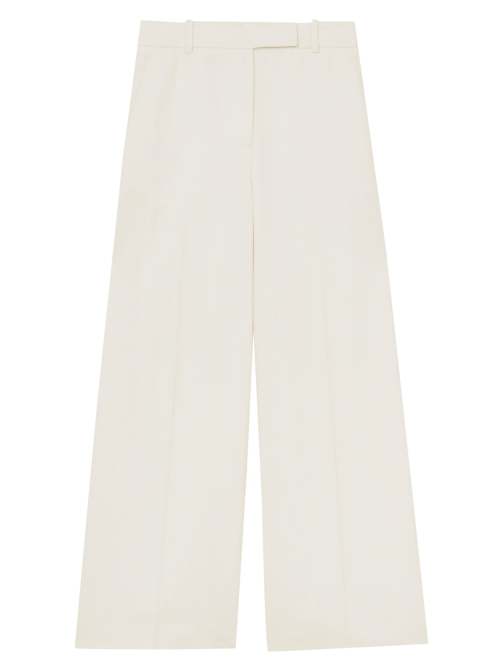 Reiss Devon Linen-Blend Wide-Leg Trousers | Saks Fifth Avenue
