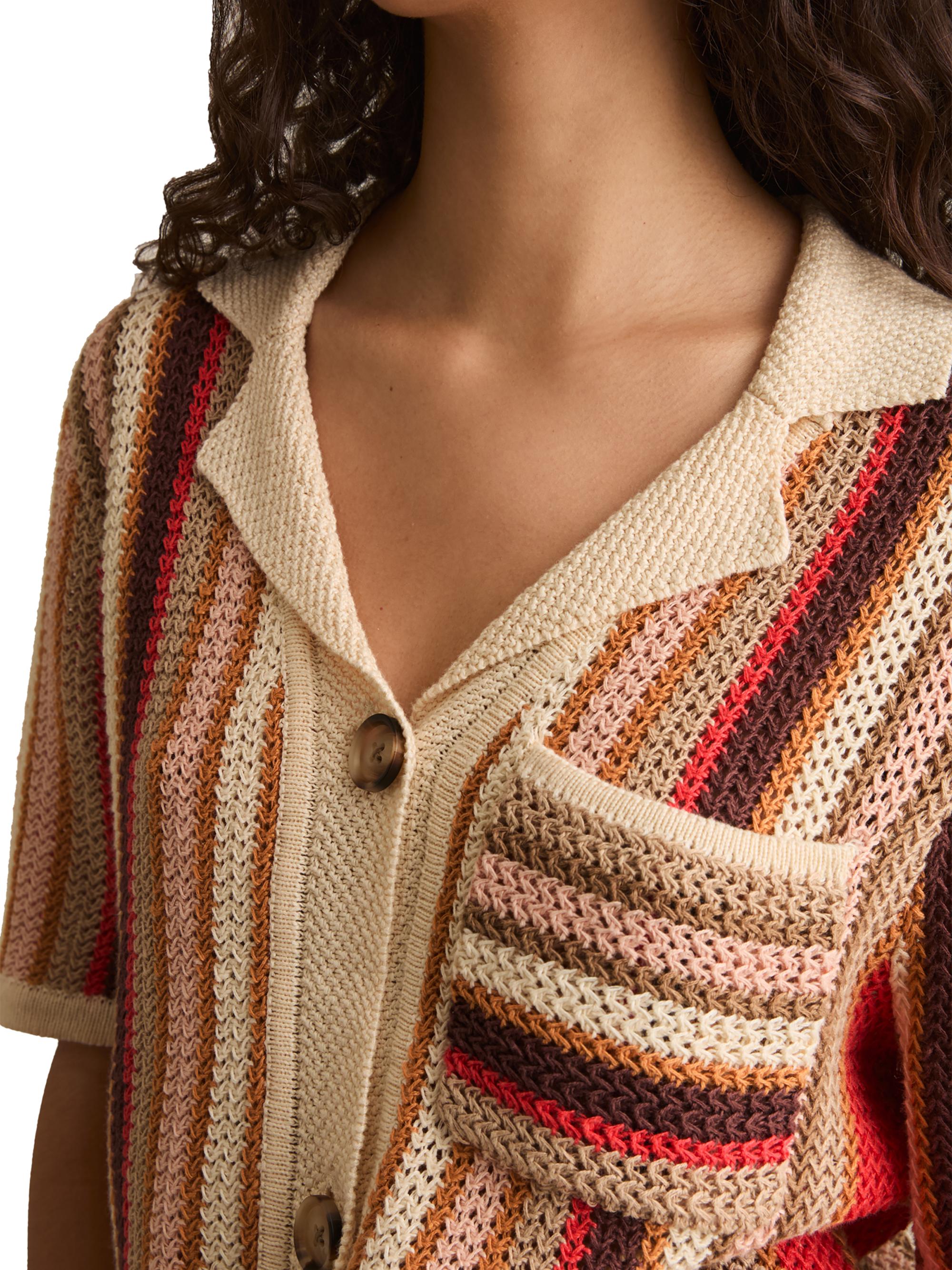 Reiss Candy Striped Polo Sweater | Saks Fifth Avenue