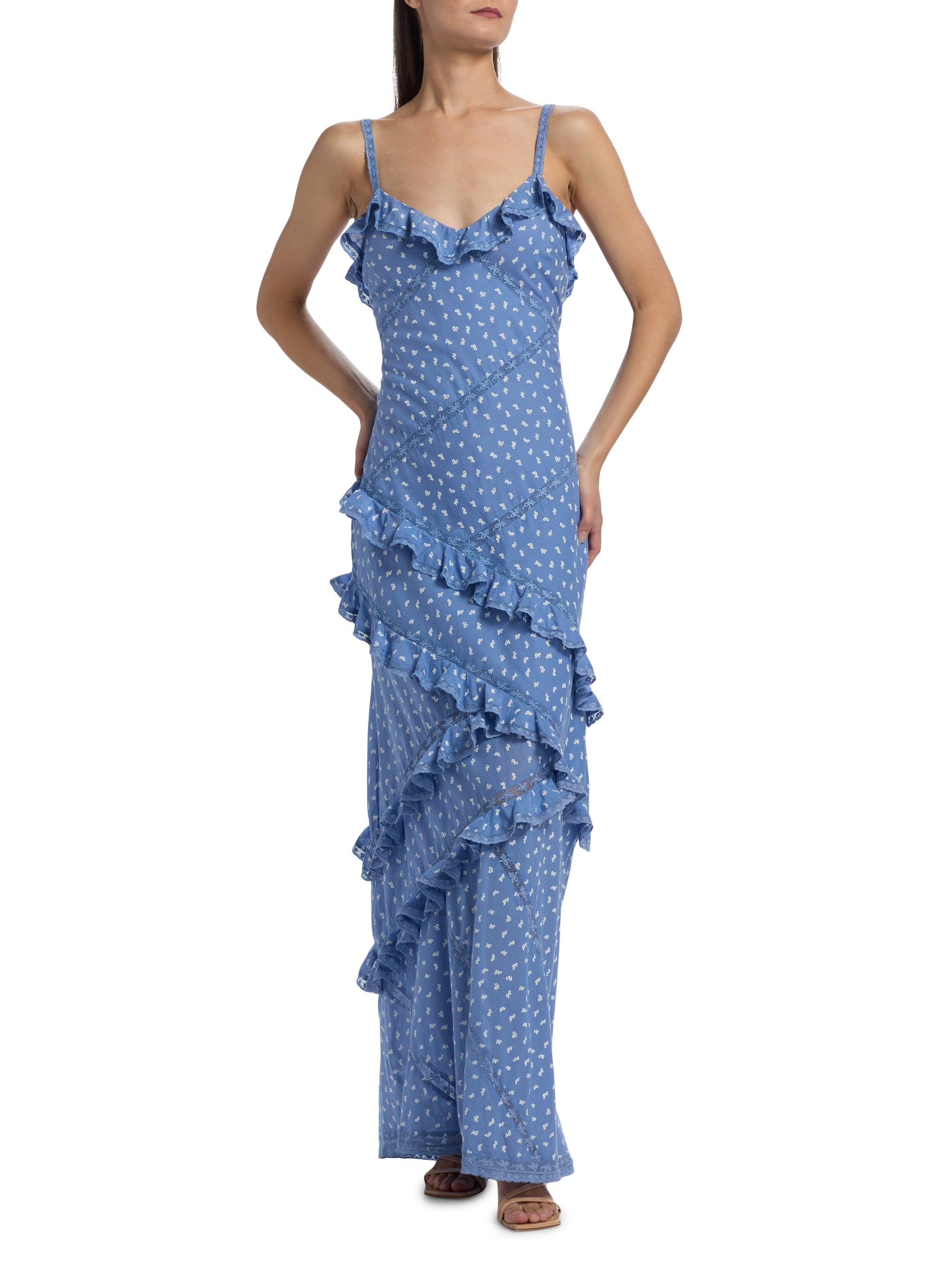 LoveShackFancy LoveShackFancy x Visit Savannah Nocelle Ruffled Maxi ...