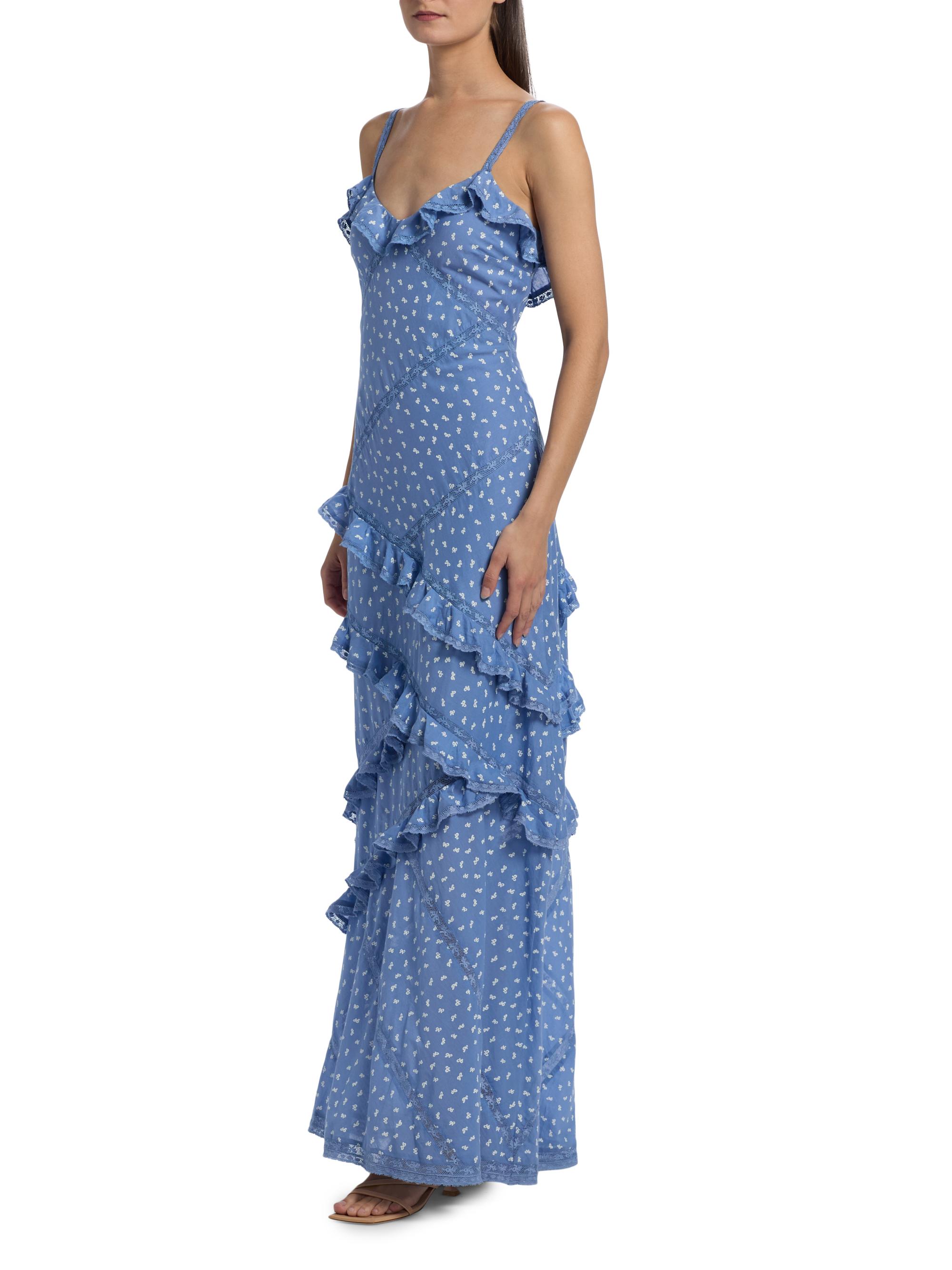 LoveShackFancy LoveShackFancy x Visit Savannah Nocelle Ruffled Maxi ...
