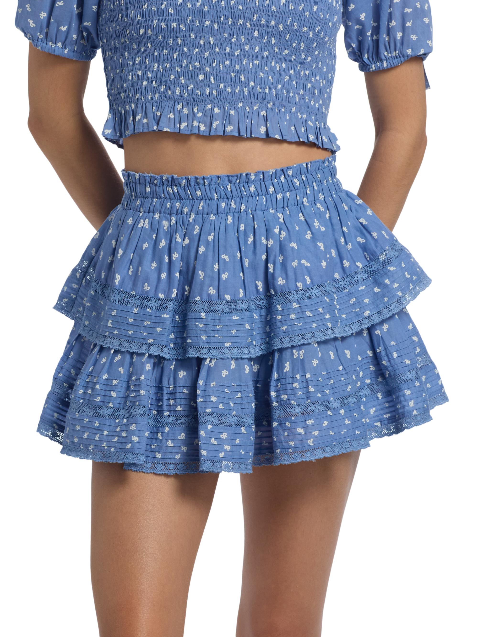 LoveShackFancy LoveShackFancy x Visit Savannah Ruffle Bow Printed ...