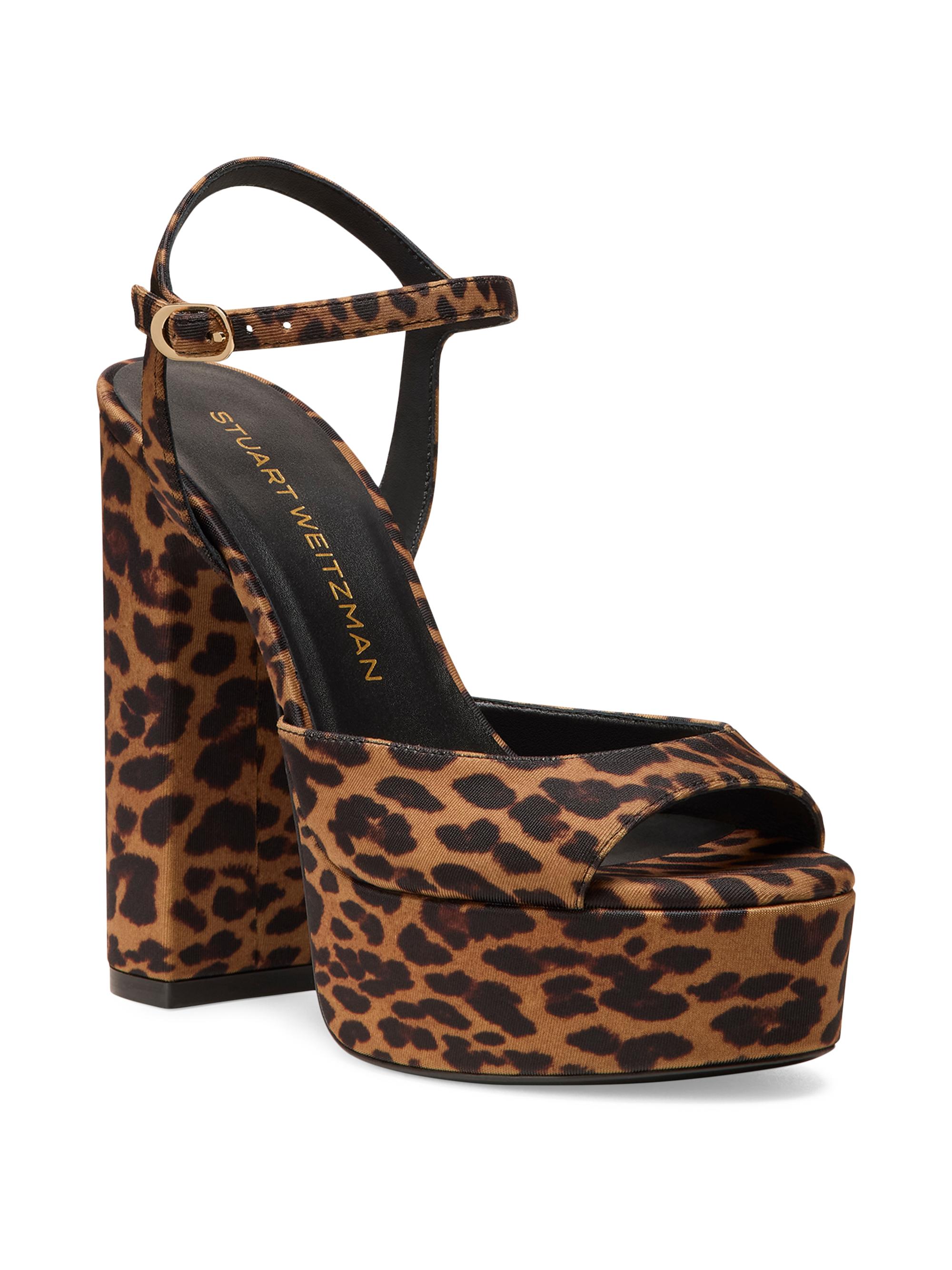 Stuart Weitzman Dayna Boost 130MM Leopard Platform Sandals | Saks Fifth ...