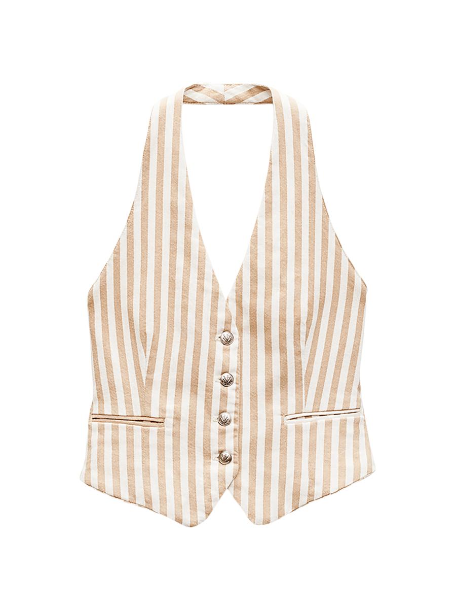 Shop rag & bone Ethel Striped Vest | Saks Fifth Avenue