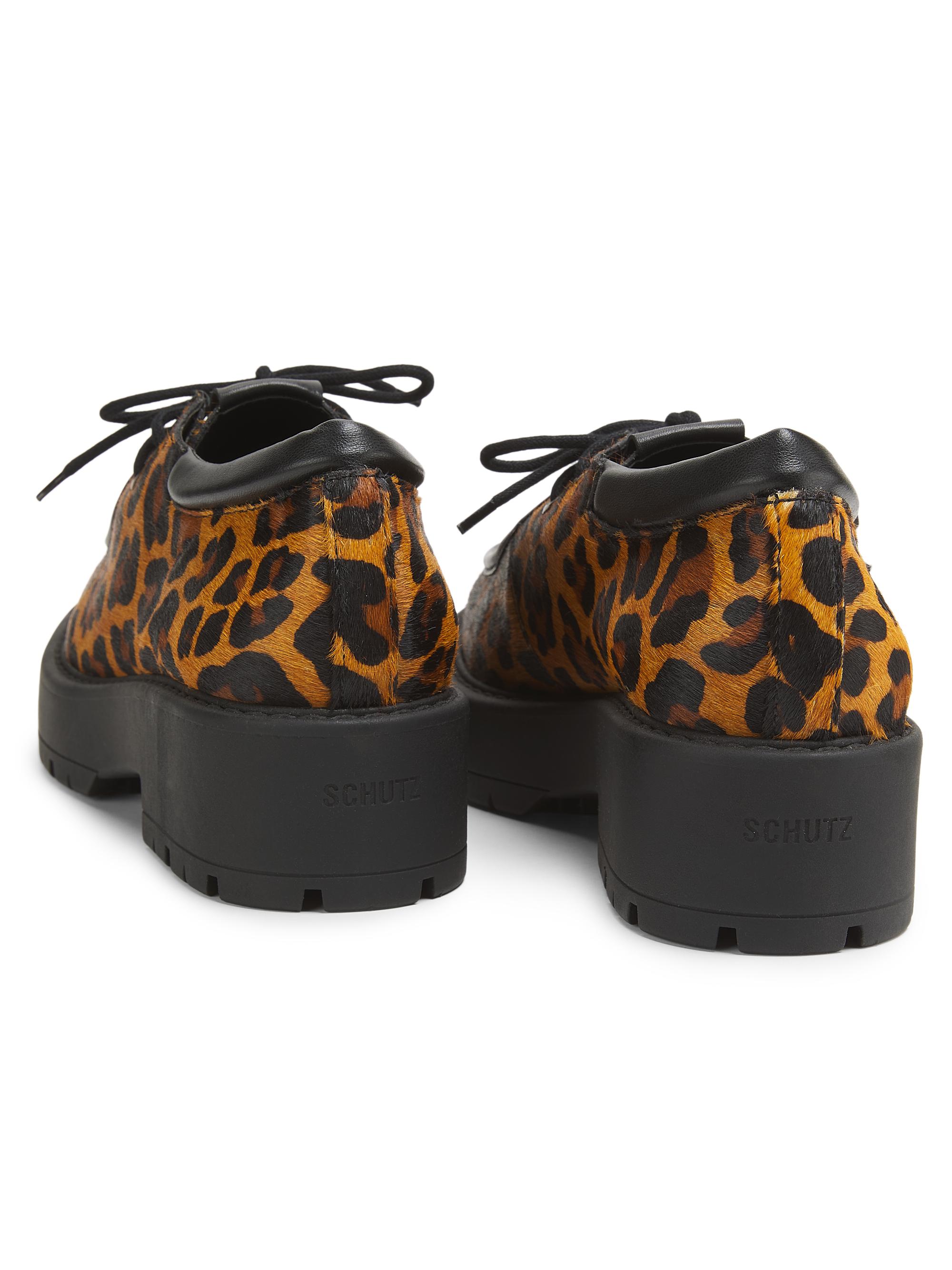 Schutz Cia 50MM Leopard-Printed Calf Hair Platform Shoes | Saks Fifth ...