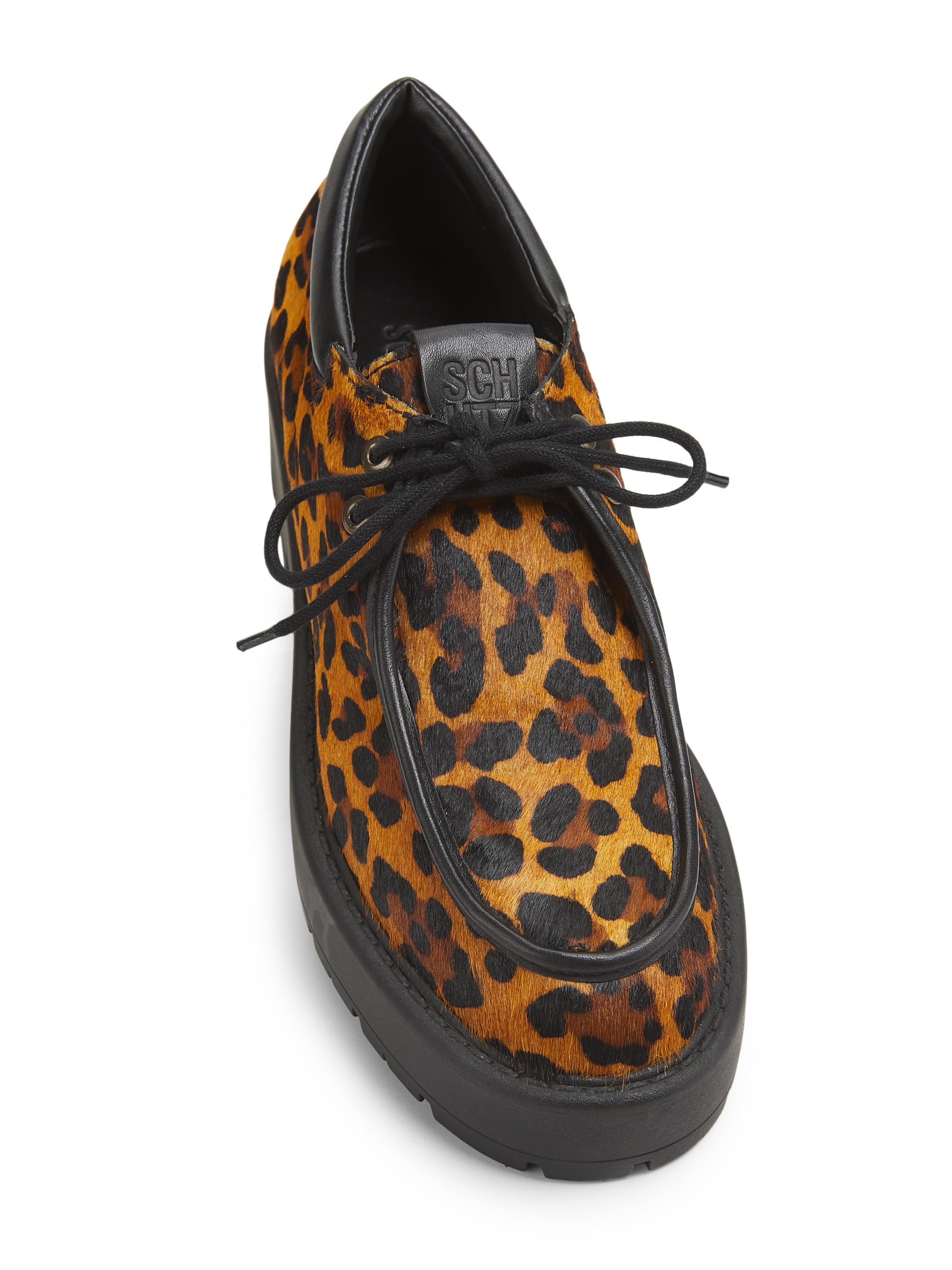 Schutz Cia 50MM Leopard-Printed Calf Hair Platform Shoes | Saks Fifth ...