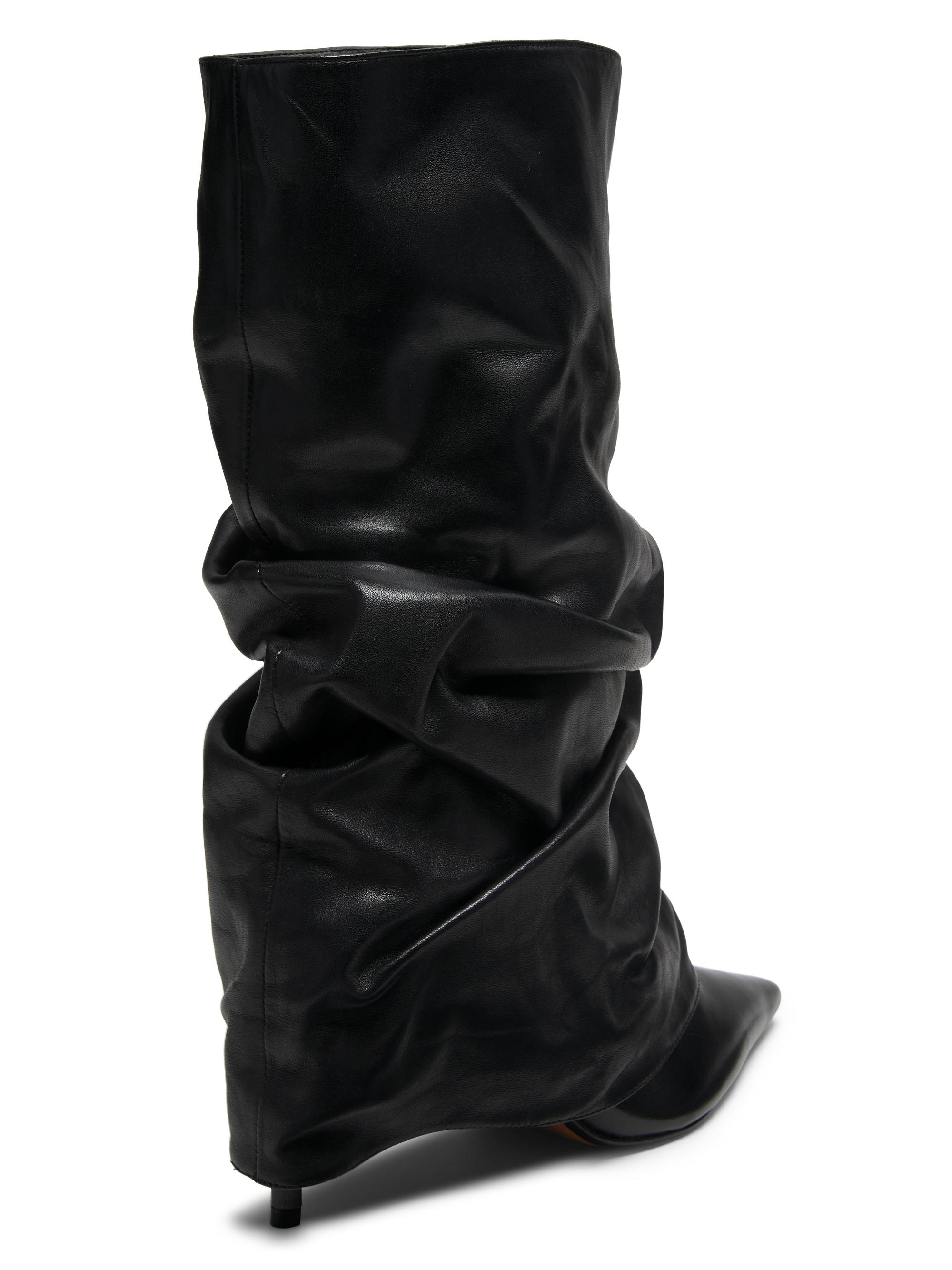 Schutz Mikki Leather Cloak Boots | Saks Fifth Avenue