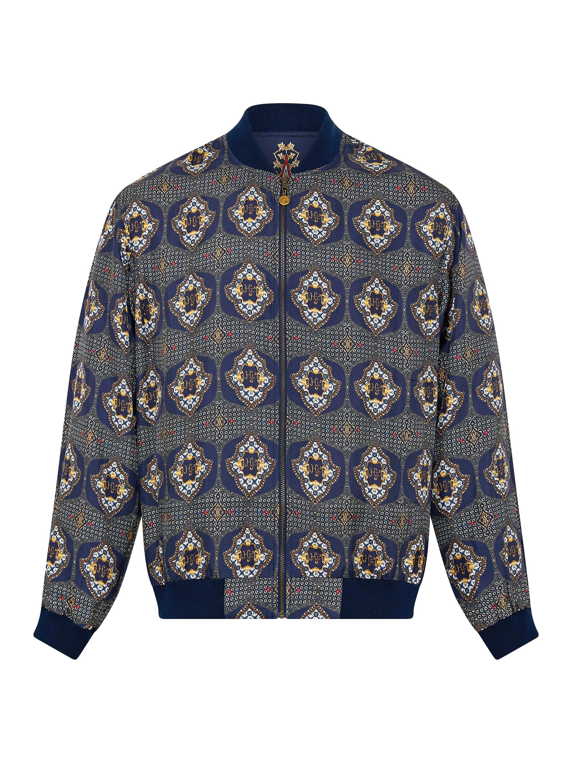 Camilla The Imperial Gate Silk Reversible Bomber Jacket | Saks Fifth Avenue