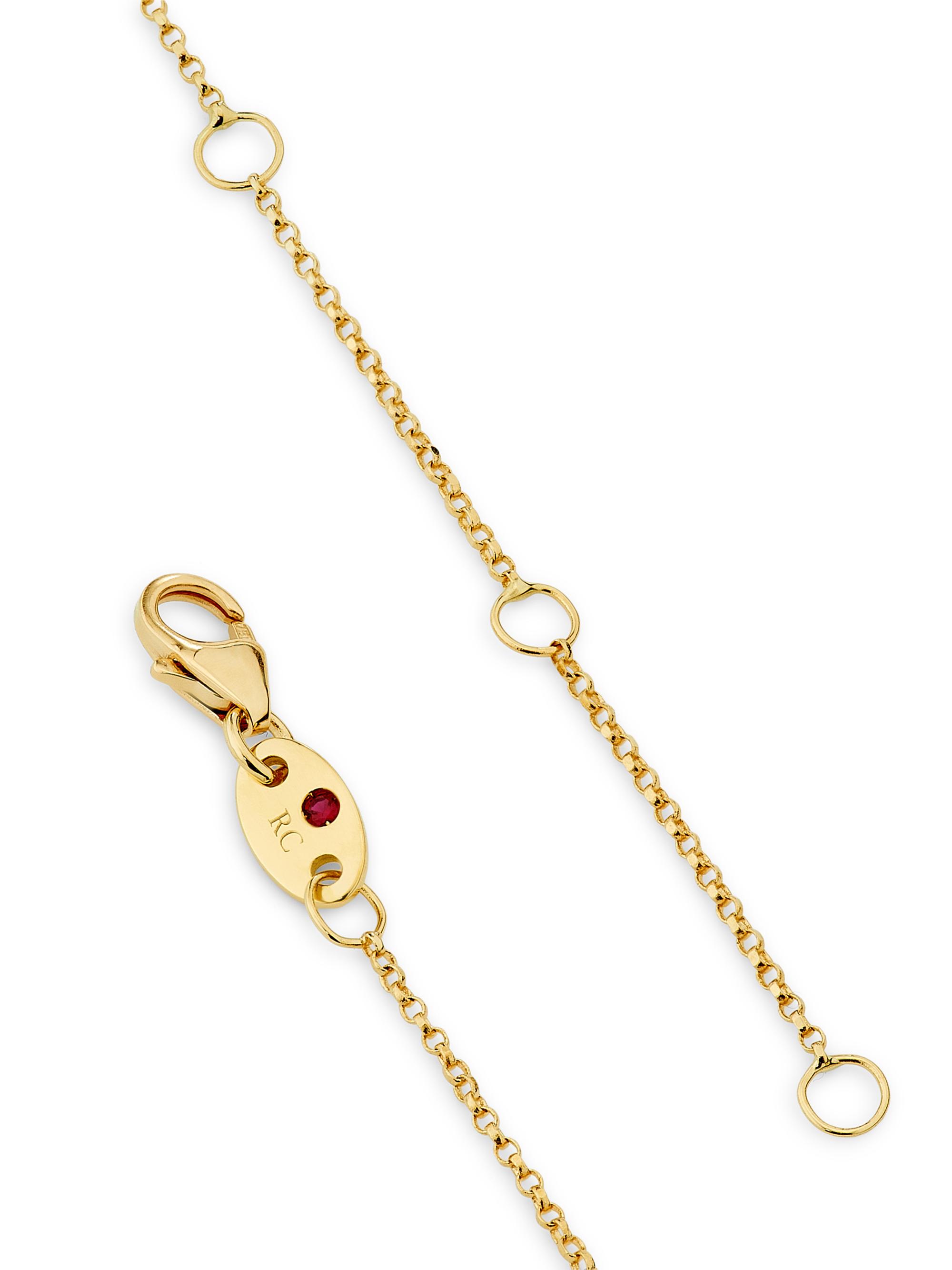 Roberto Coin Arabesque Flower 18K Yellow Gold & 0.35 TCW Diamond ...