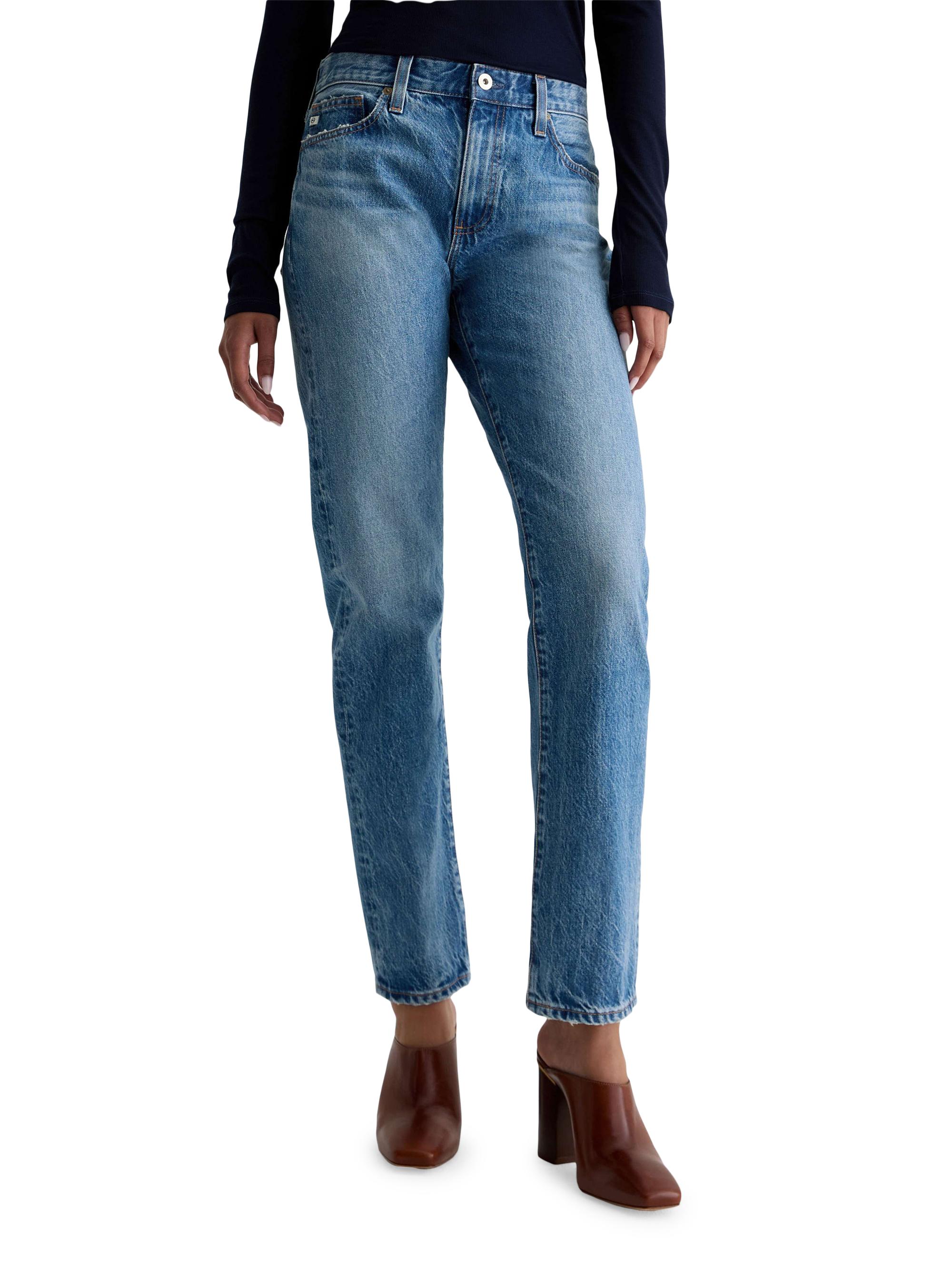 AG Jeans The Boyfriend Straight-Leg Jeans | Saks Fifth Avenue