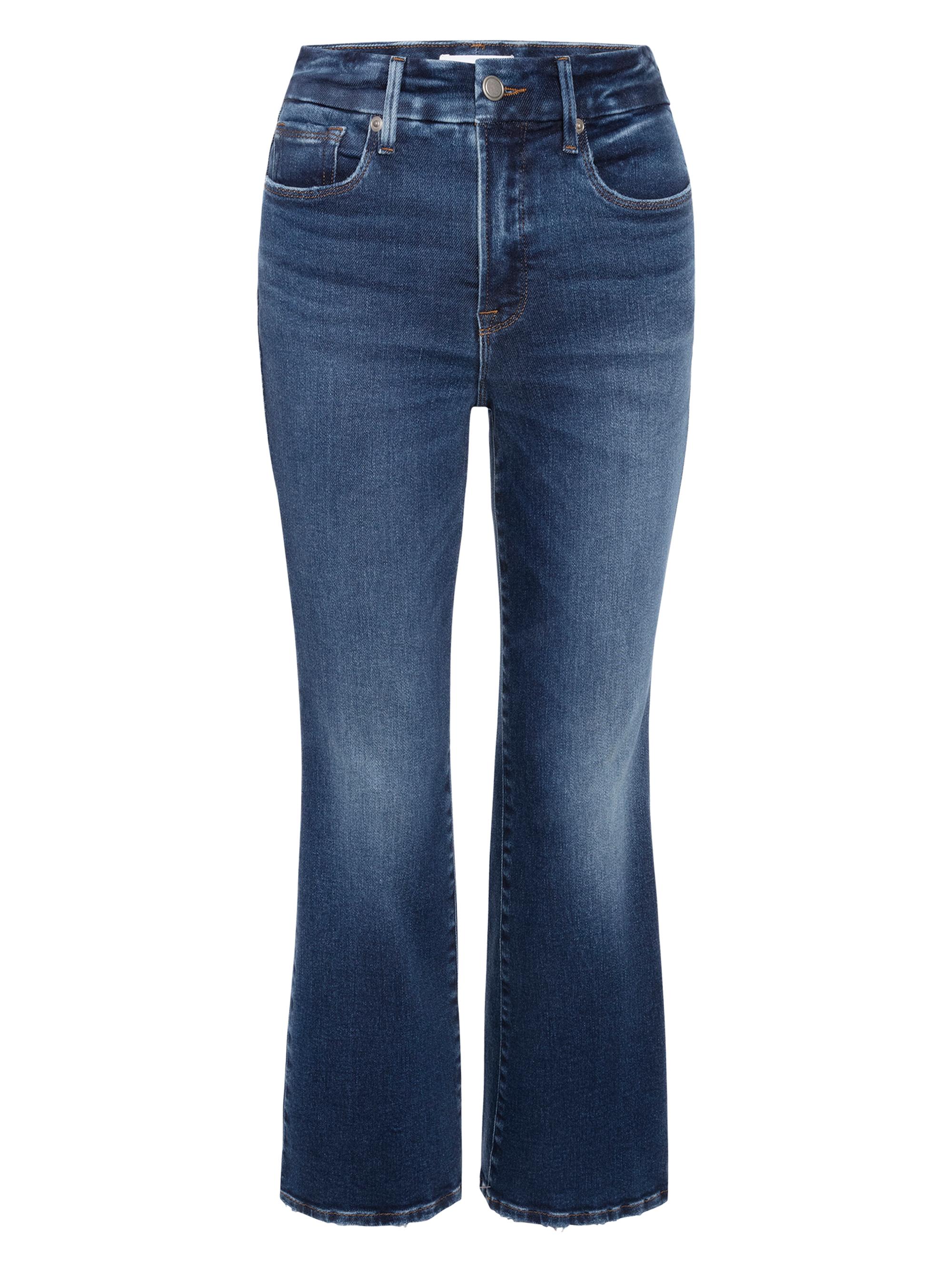 Good American Soft Tech Good Legs Cropped Mini Boot Jeans | Saks Fifth ...