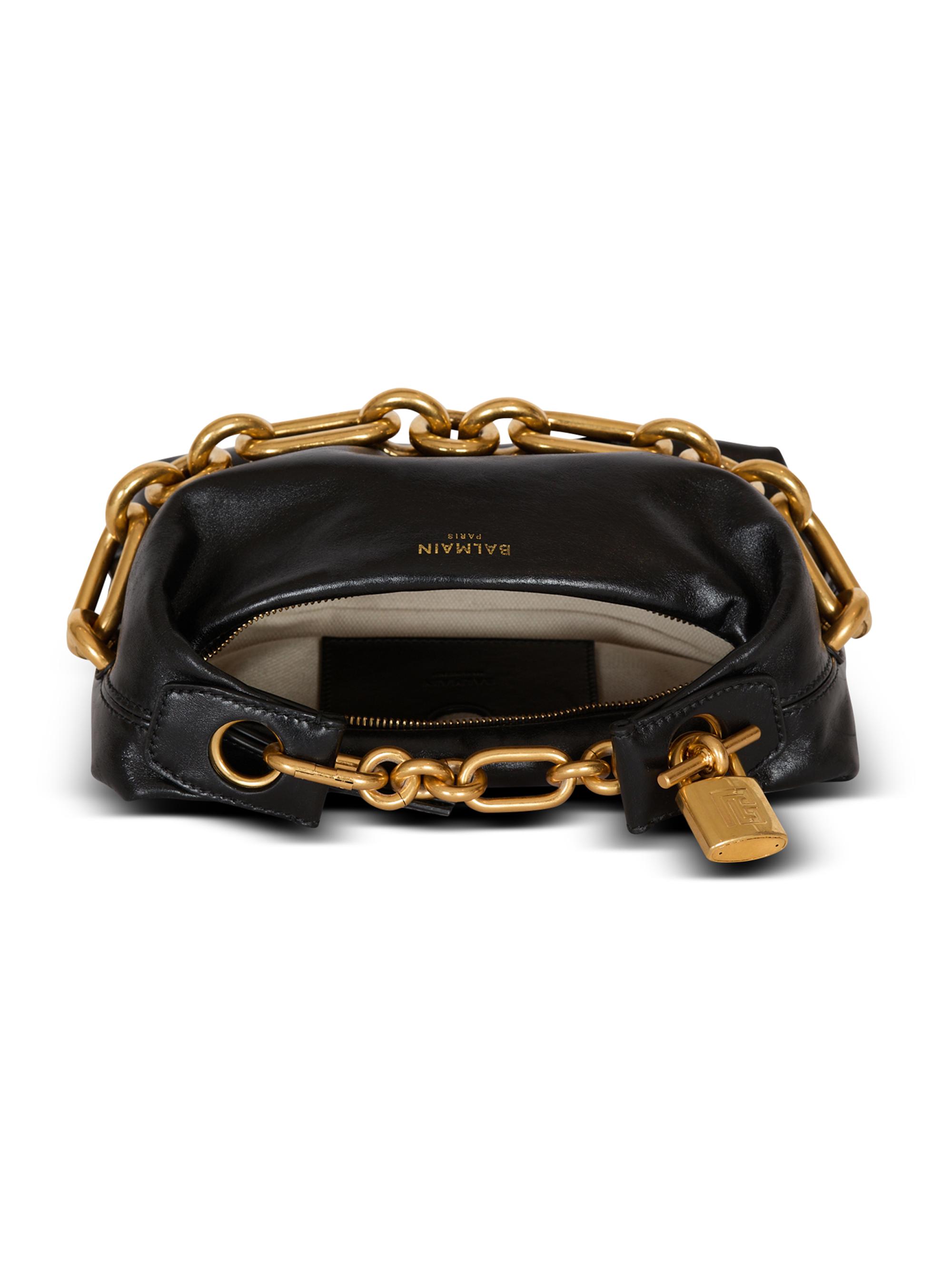Balmain Mini Sync Chain-Link & Leather Top Handle Bag | Saks Fifth Avenue