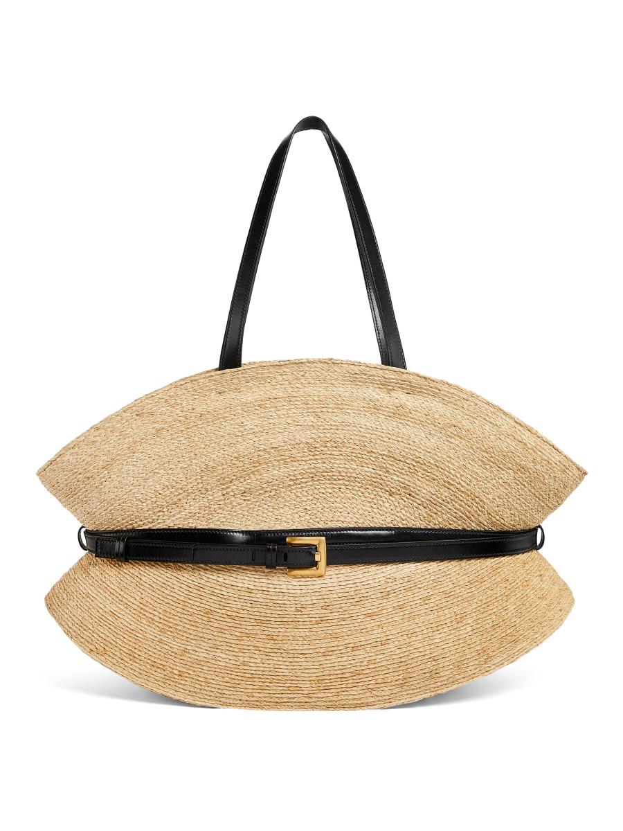 Balmain Large Shuffle Raffia Tote Bag | Saks Fifth Avenue