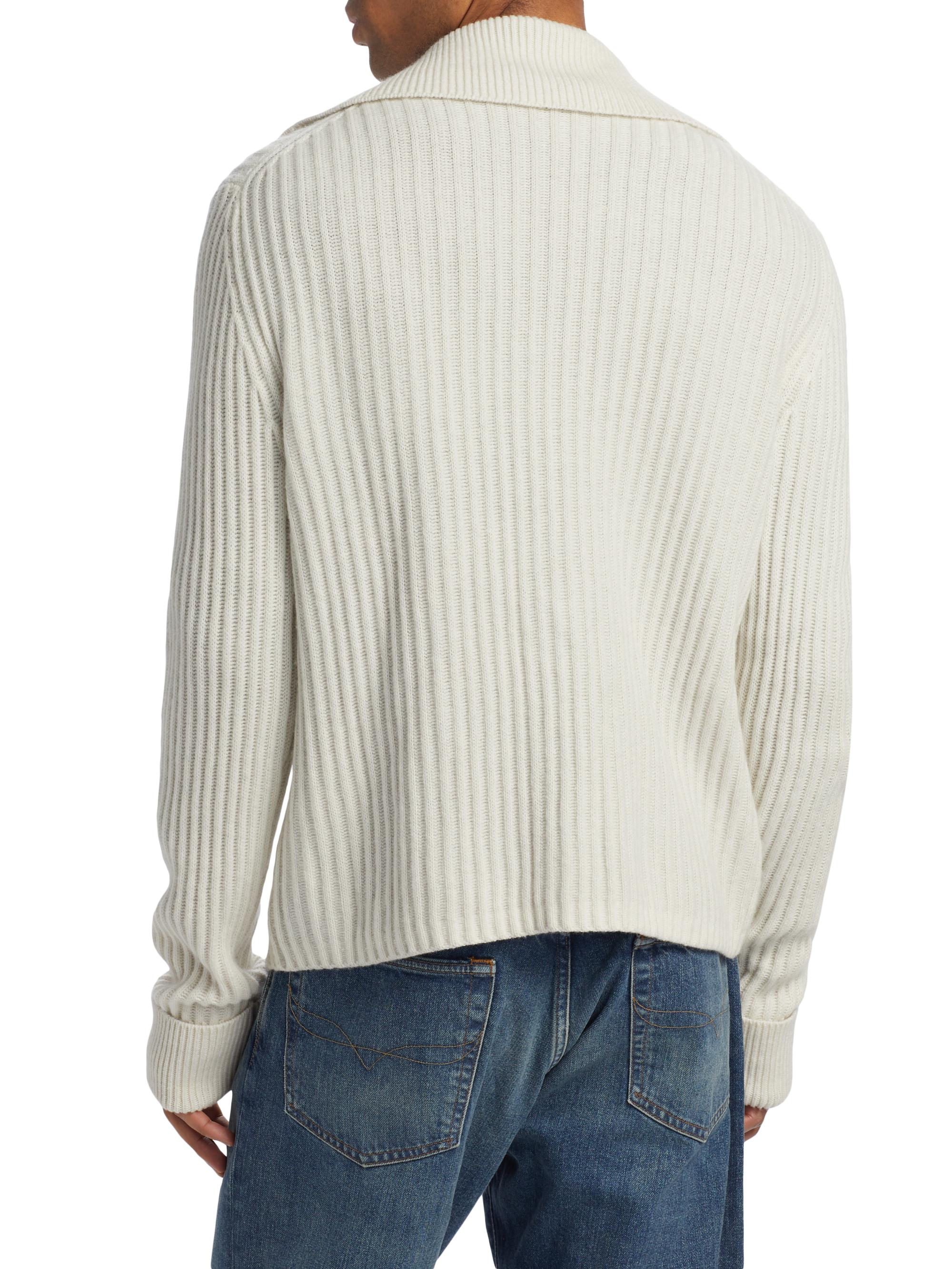 SIMKHAI Geoff Stretch-Cashmere Full-Zip Jacket | Saks Fifth Avenue