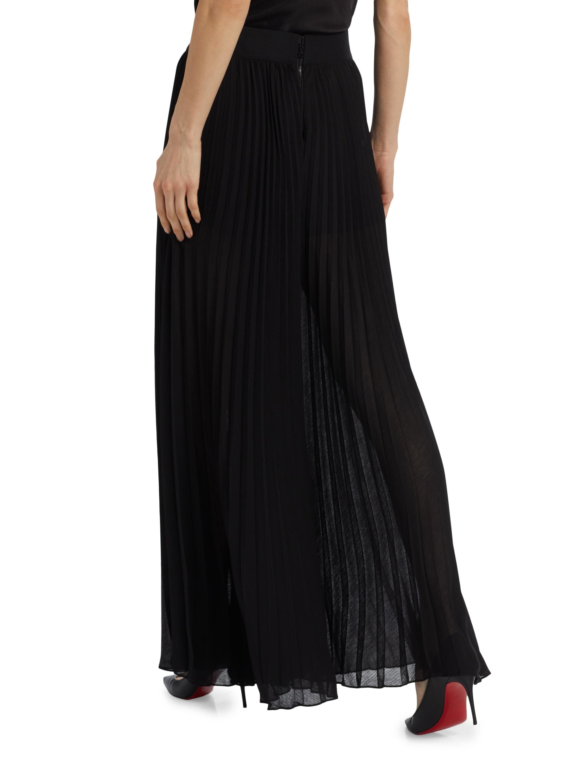 Alice + Olivia Athena Pleated Wide-Leg Pants | Saks Fifth Avenue