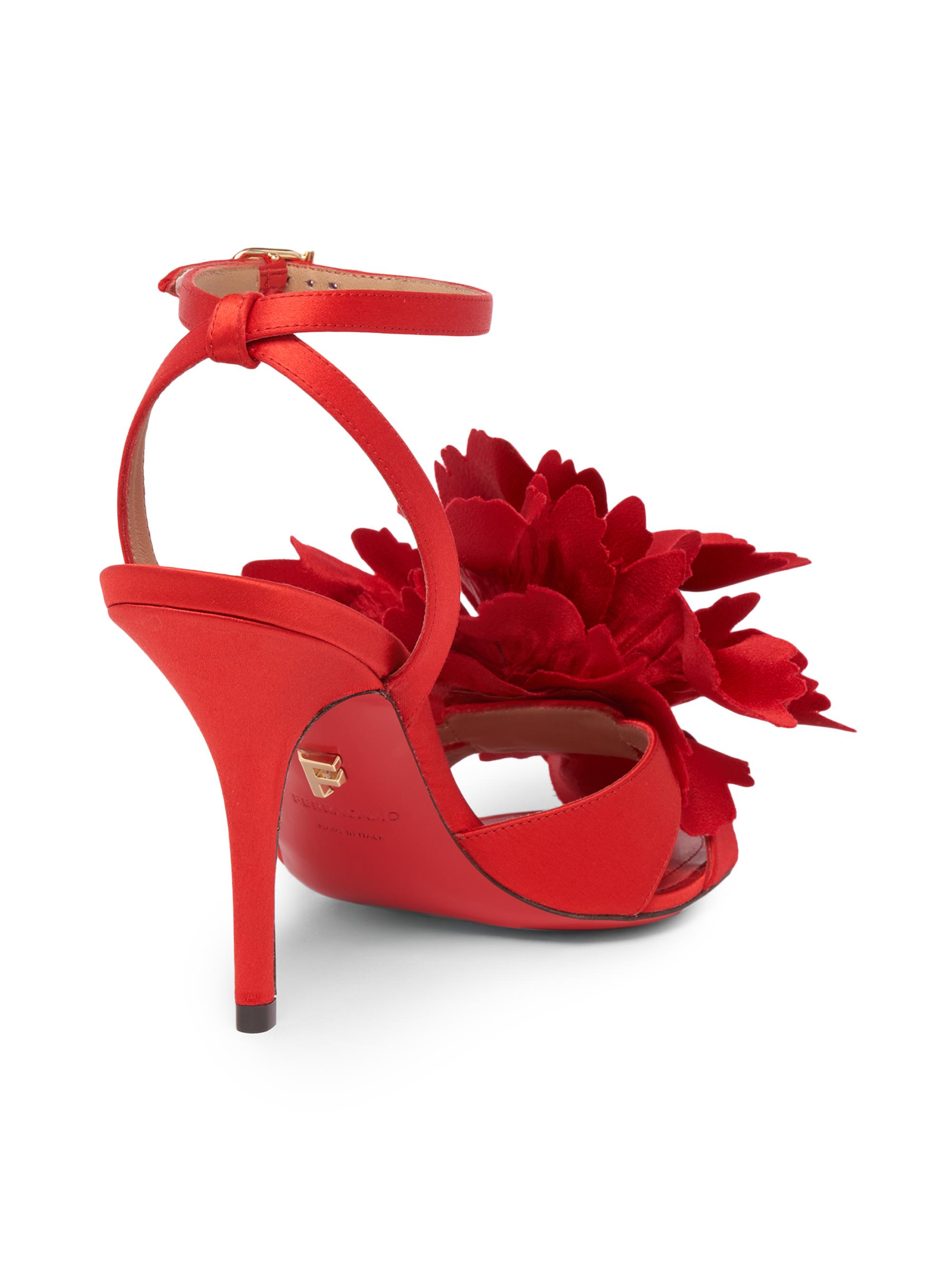 FERRAGAMO Ghilly 95MM Floral Sandals | Saks Fifth Avenue