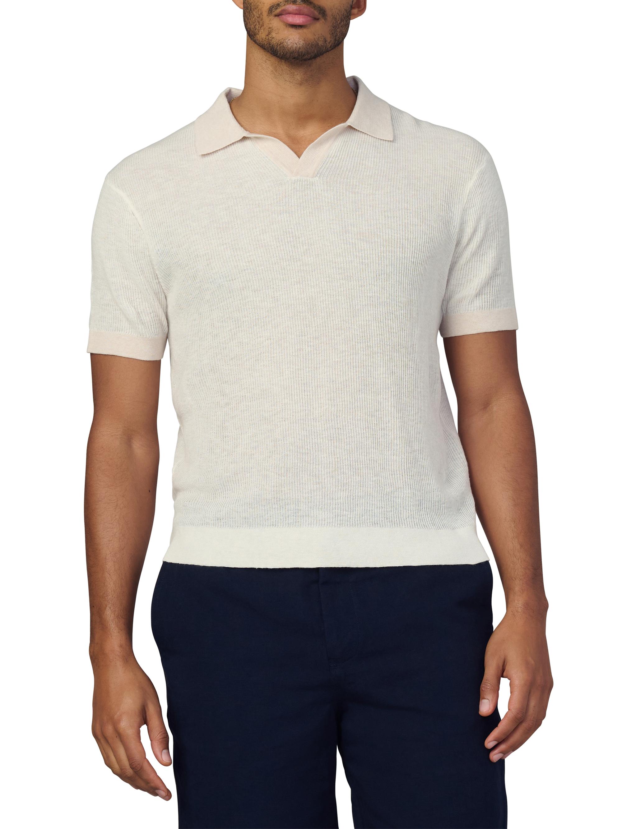 Joe's Jeans Club Cotton-Linen Polo Shirt | Saks Fifth Avenue
