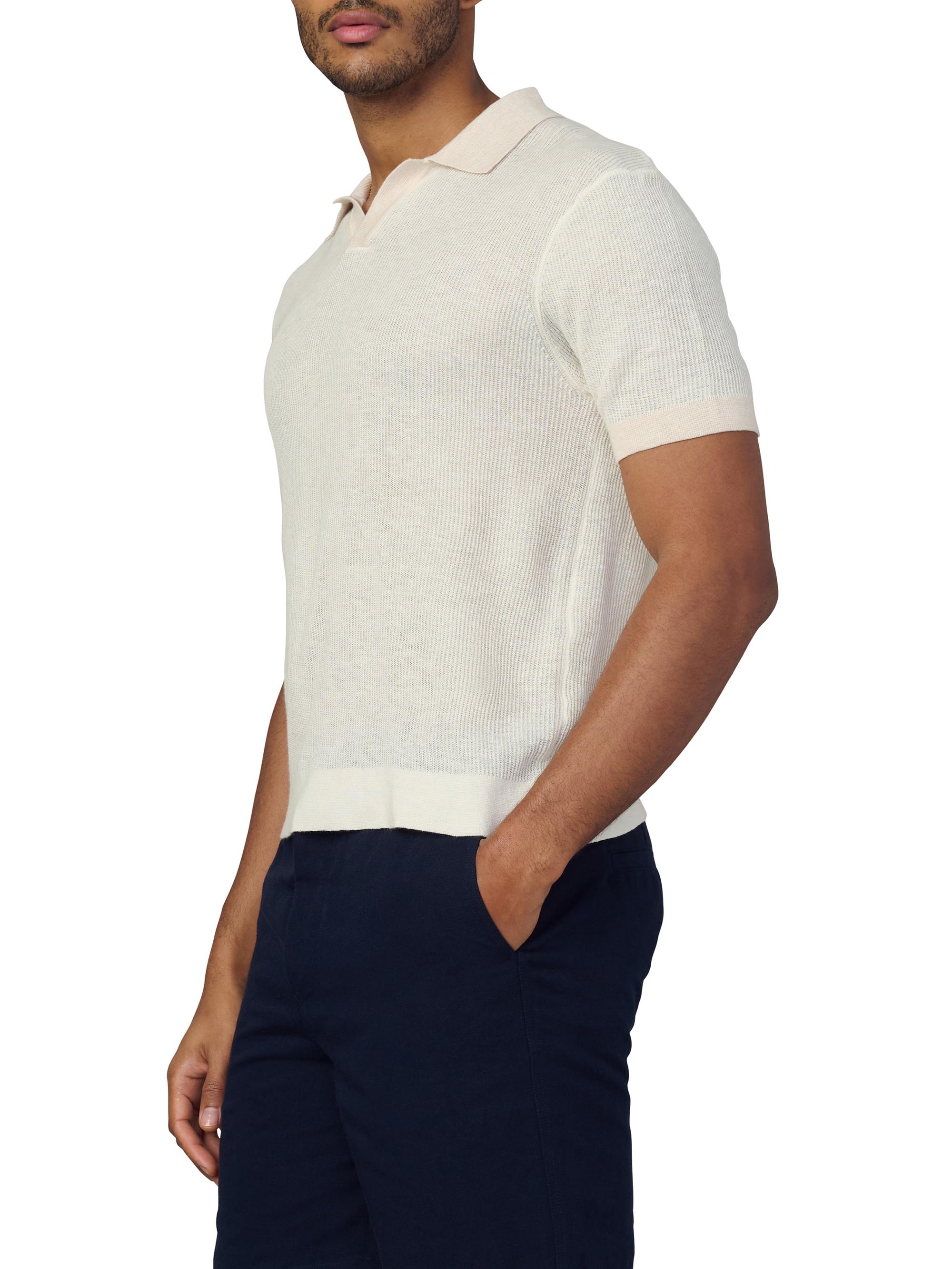 Joe's Jeans Club Cotton-Linen Polo Shirt | Saks Fifth Avenue