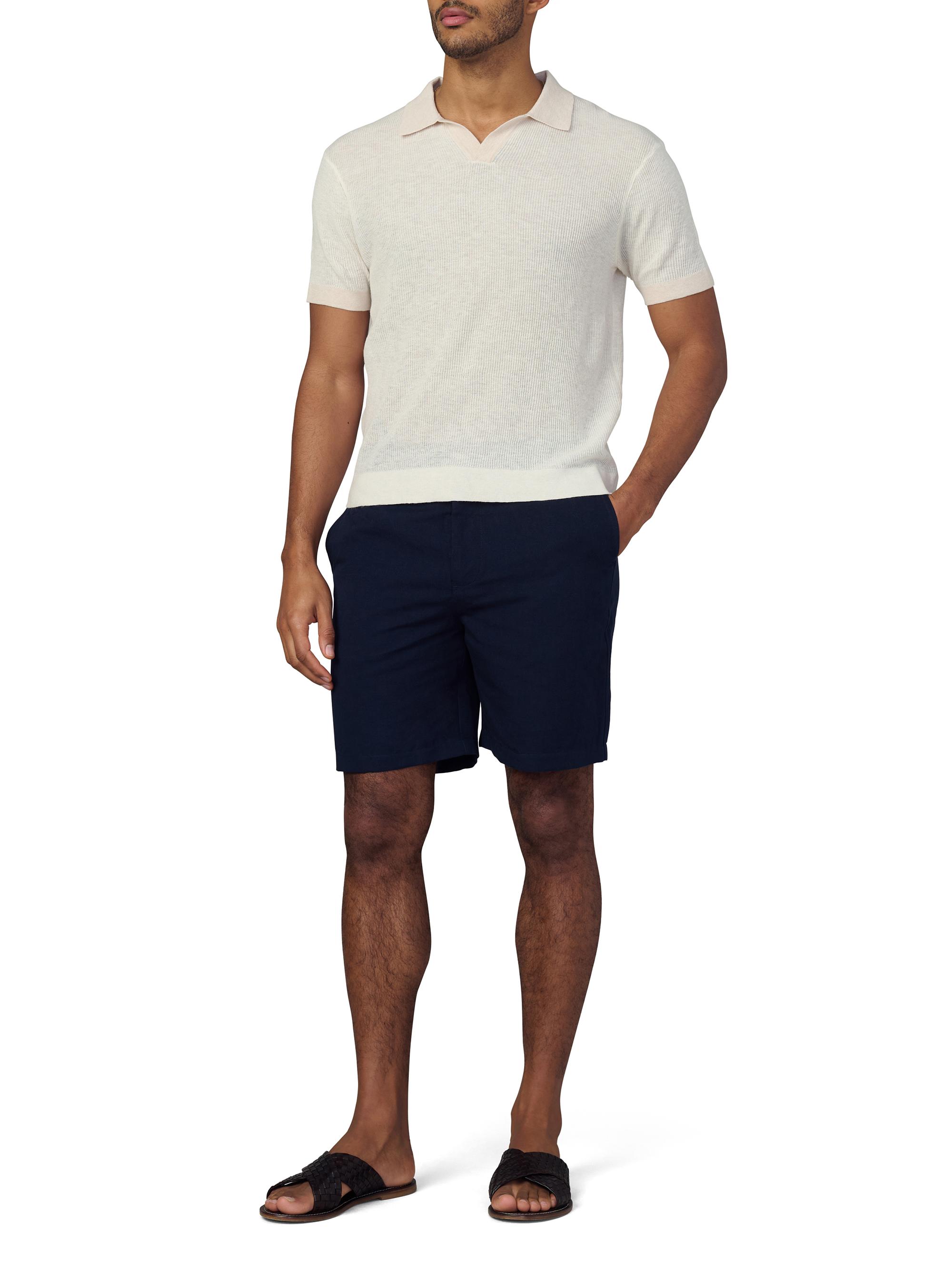 Joe's Jeans Club Cotton-Linen Polo Shirt | Saks Fifth Avenue