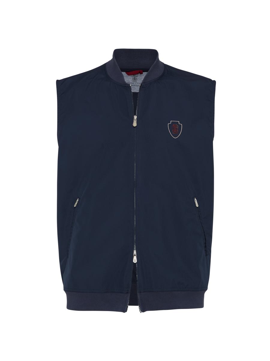 Brunello Cucinelli Nylon Vest with Logo | Saks Fifth Avenue