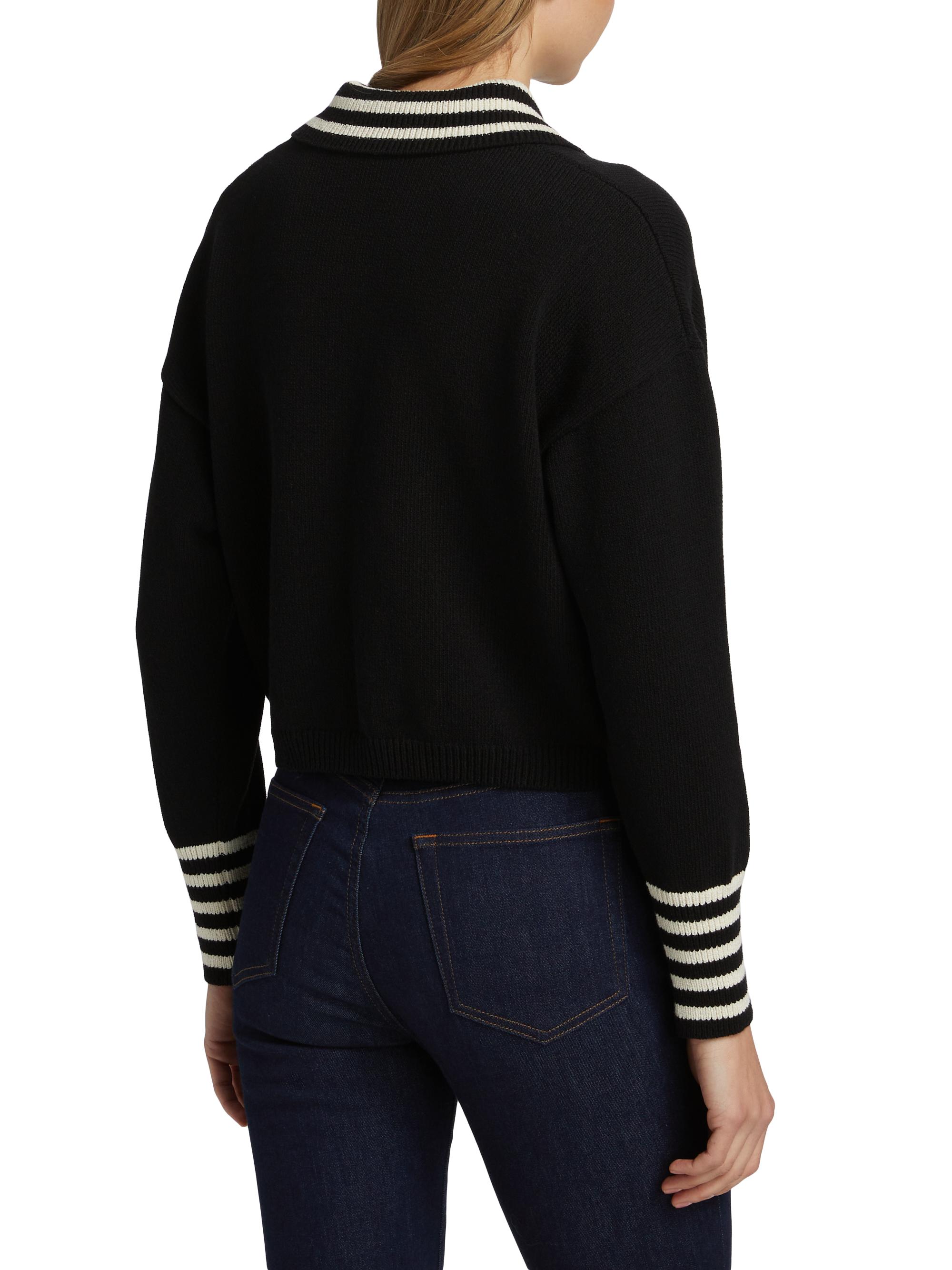FRAME Sailor Cotton-Blend Sweater | Saks Fifth Avenue