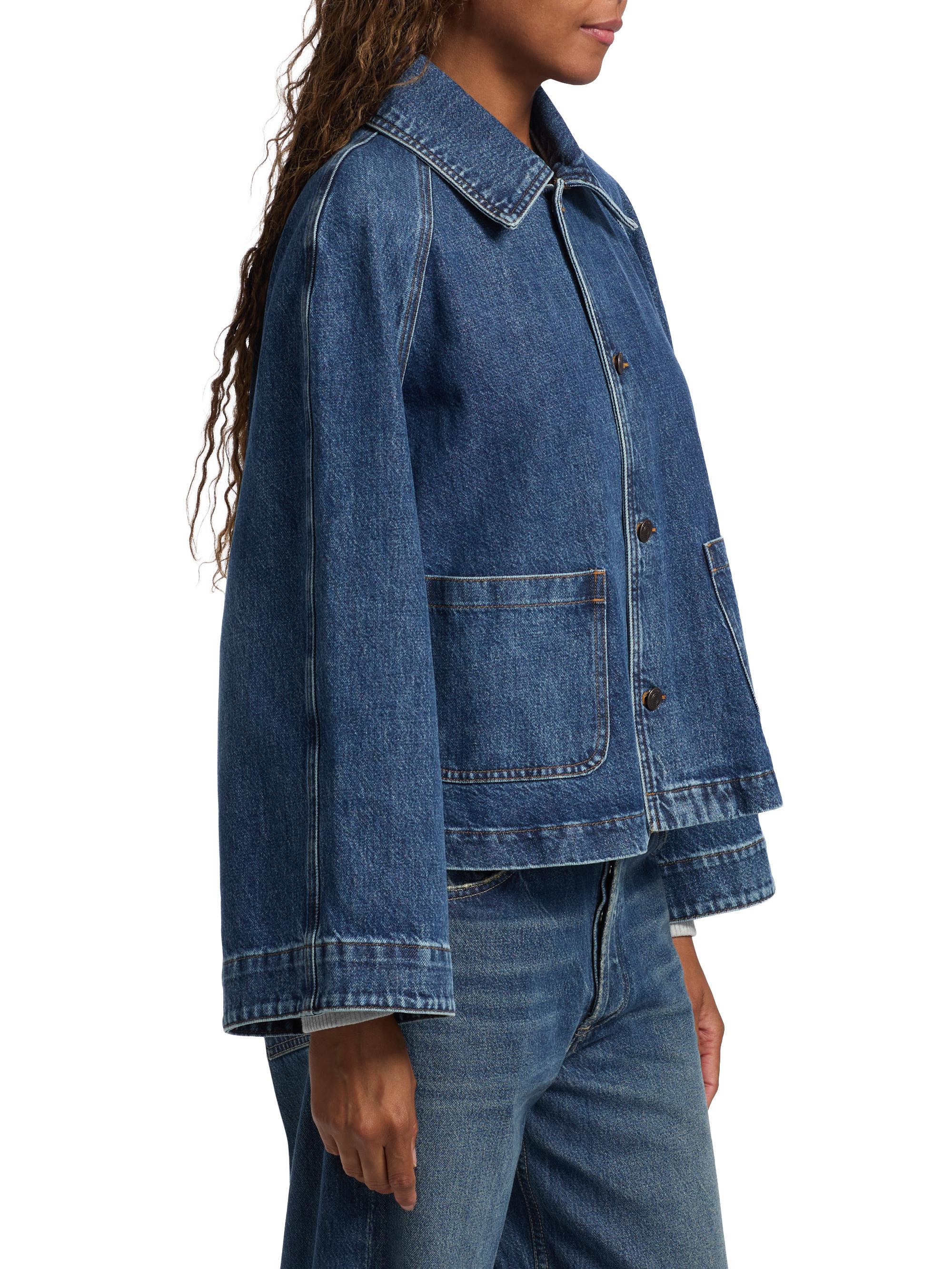 FRAME The Swing Denim Jacket | Saks Fifth Avenue