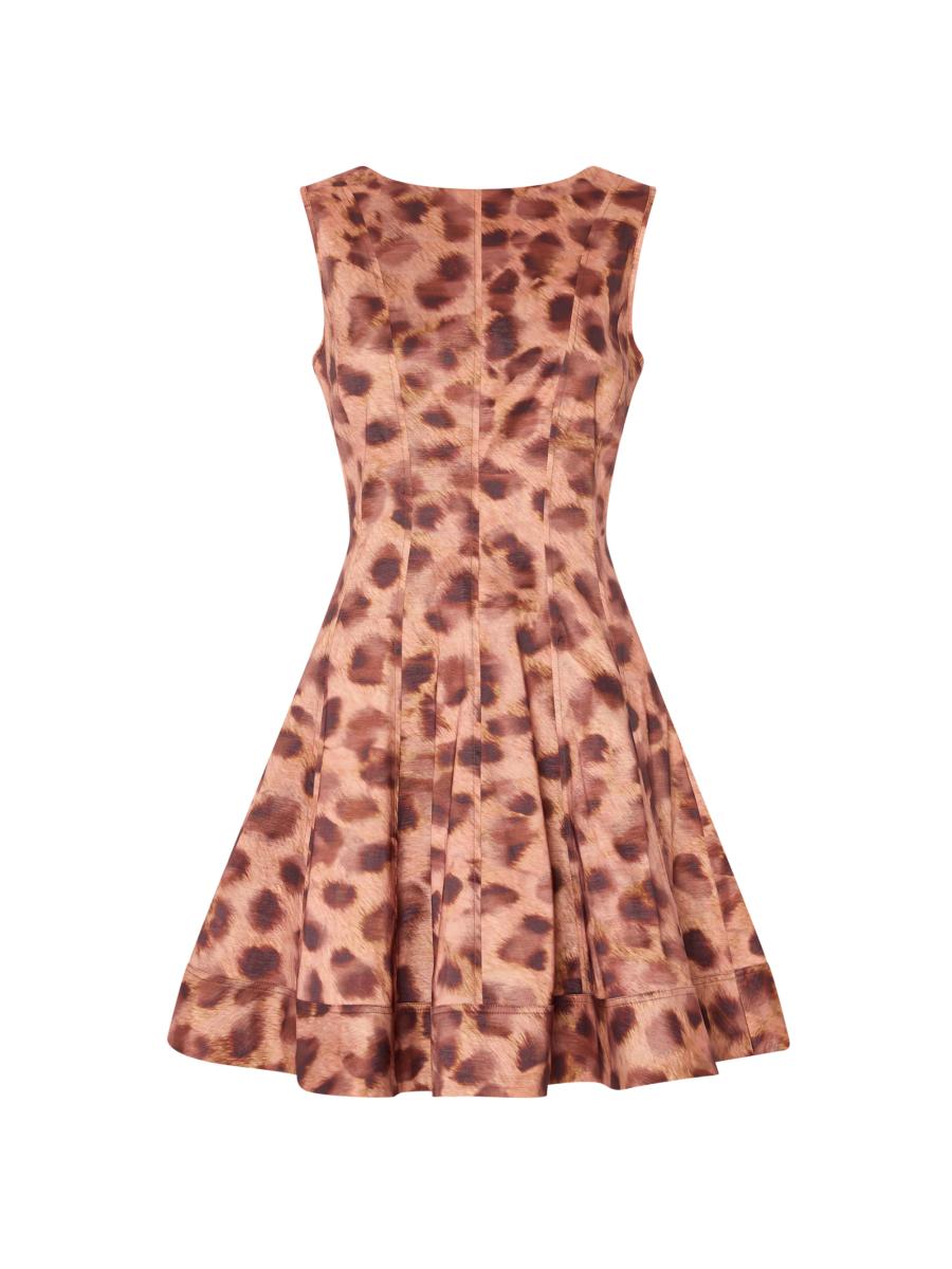Milly Poppy Leopard-Print Sleeveless Minidress | Saks Fifth Avenue