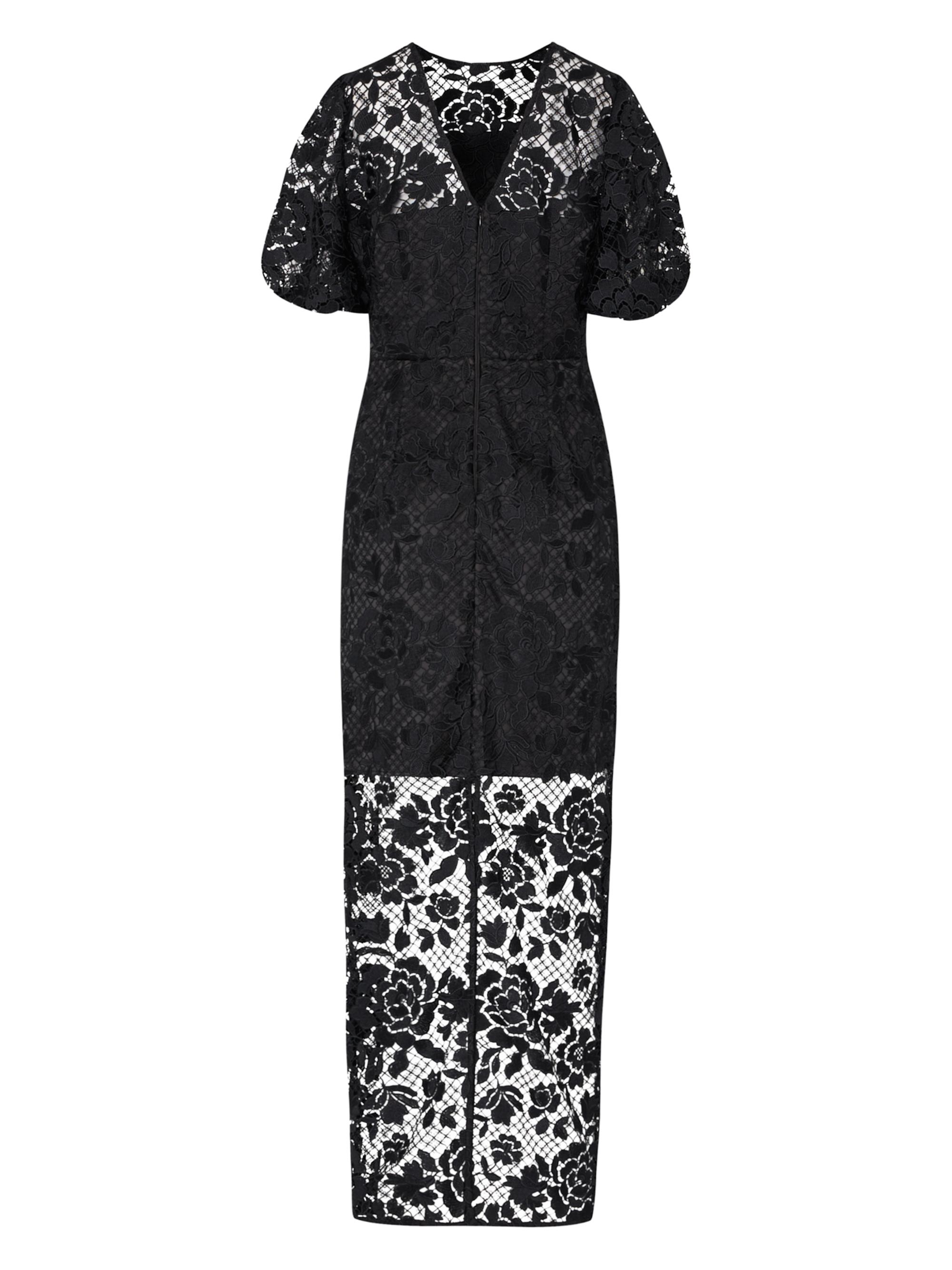 Milly Yasmin Floral Lace Column Maxi Dress | Saks Fifth Avenue