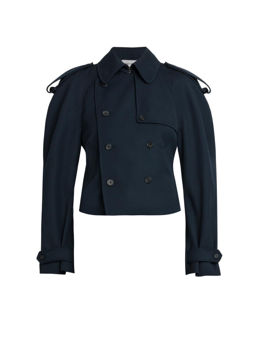 McQueen Cavalry Wool Twill Trench Jacket | Saks Fifth Avenue