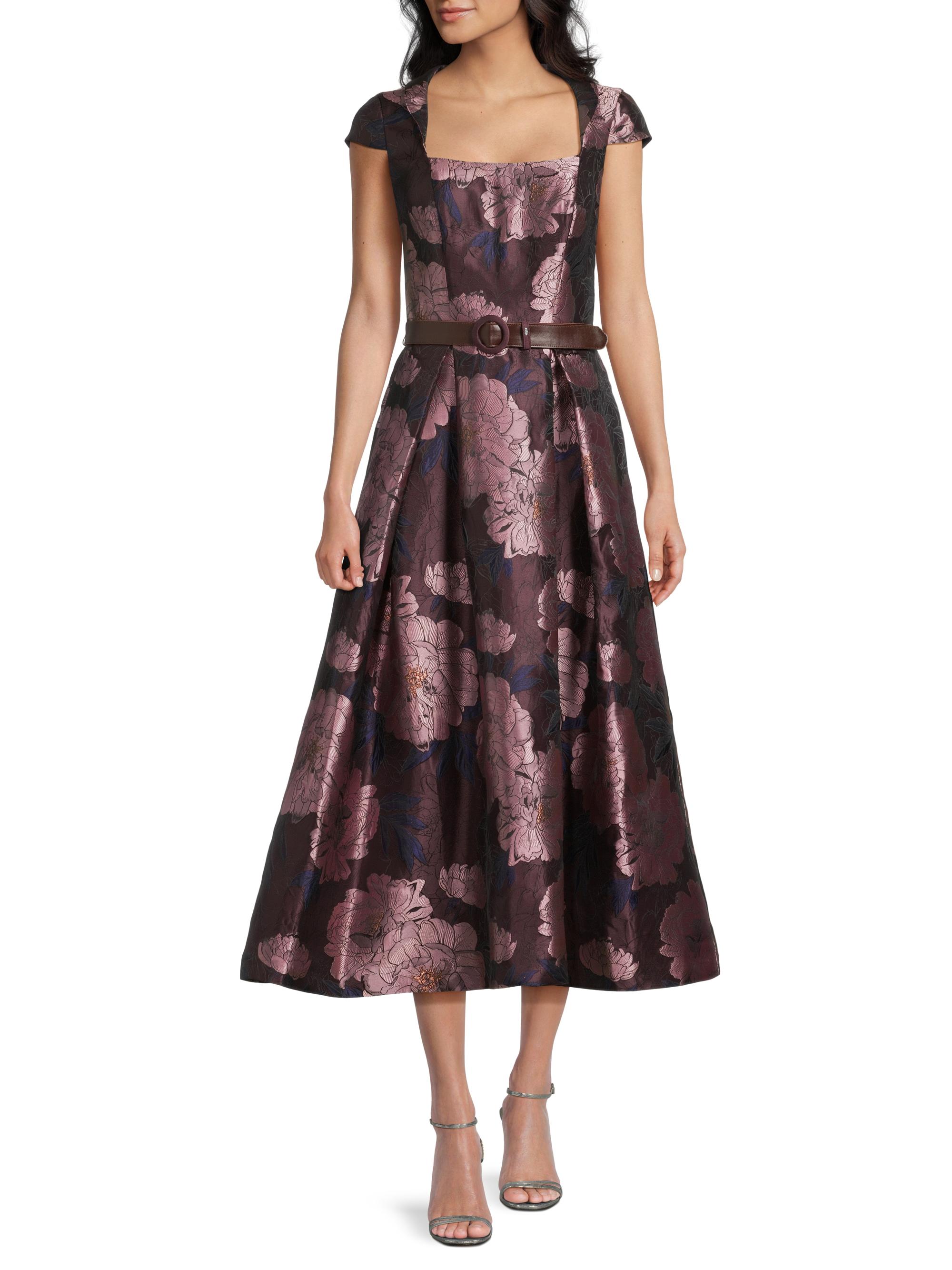 Kay Unger Kinsley Tea-Length Dress | Saks Fifth Avenue
