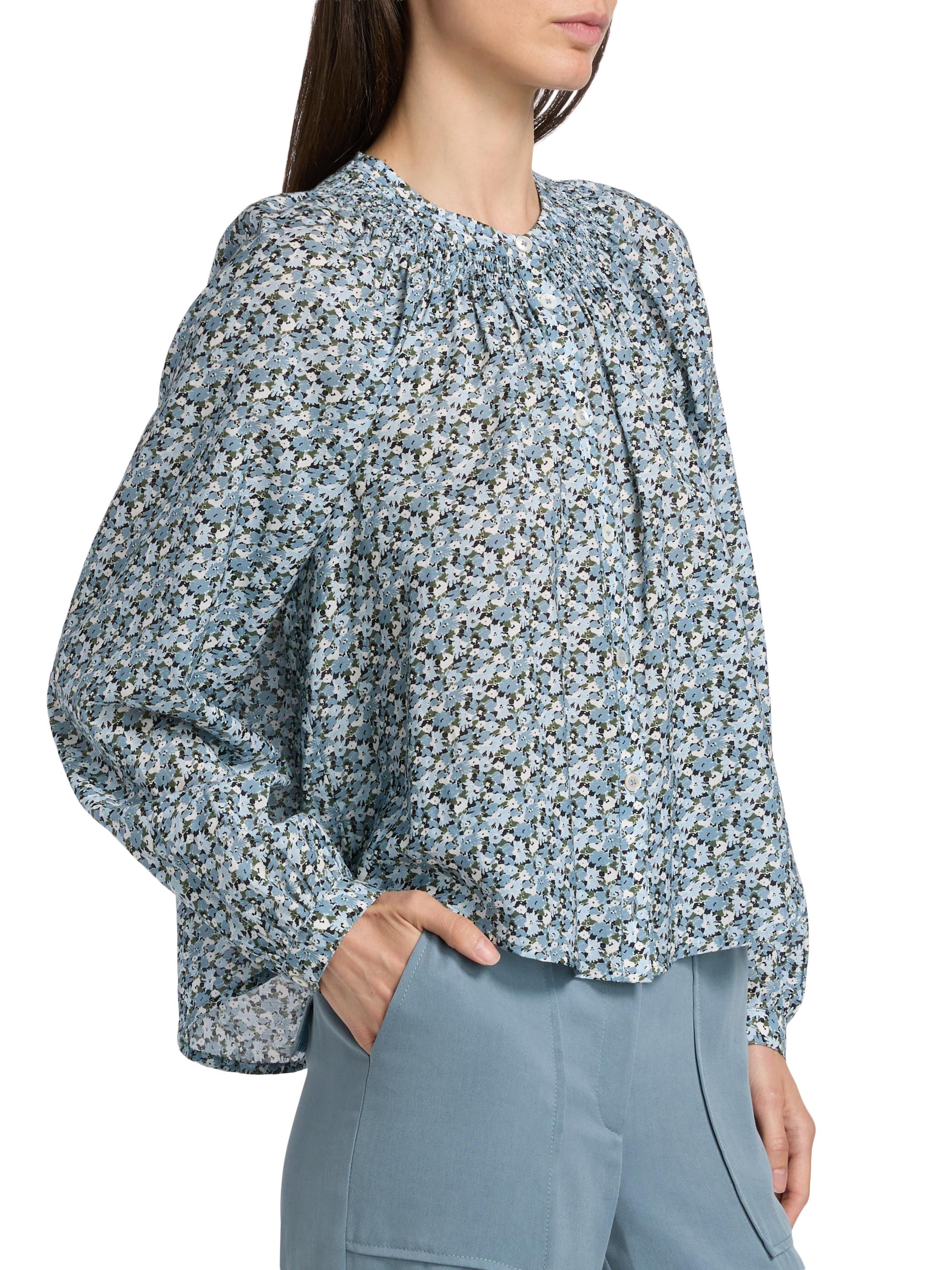 Veronica Beard Madge Floral Blouse | Saks Fifth Avenue