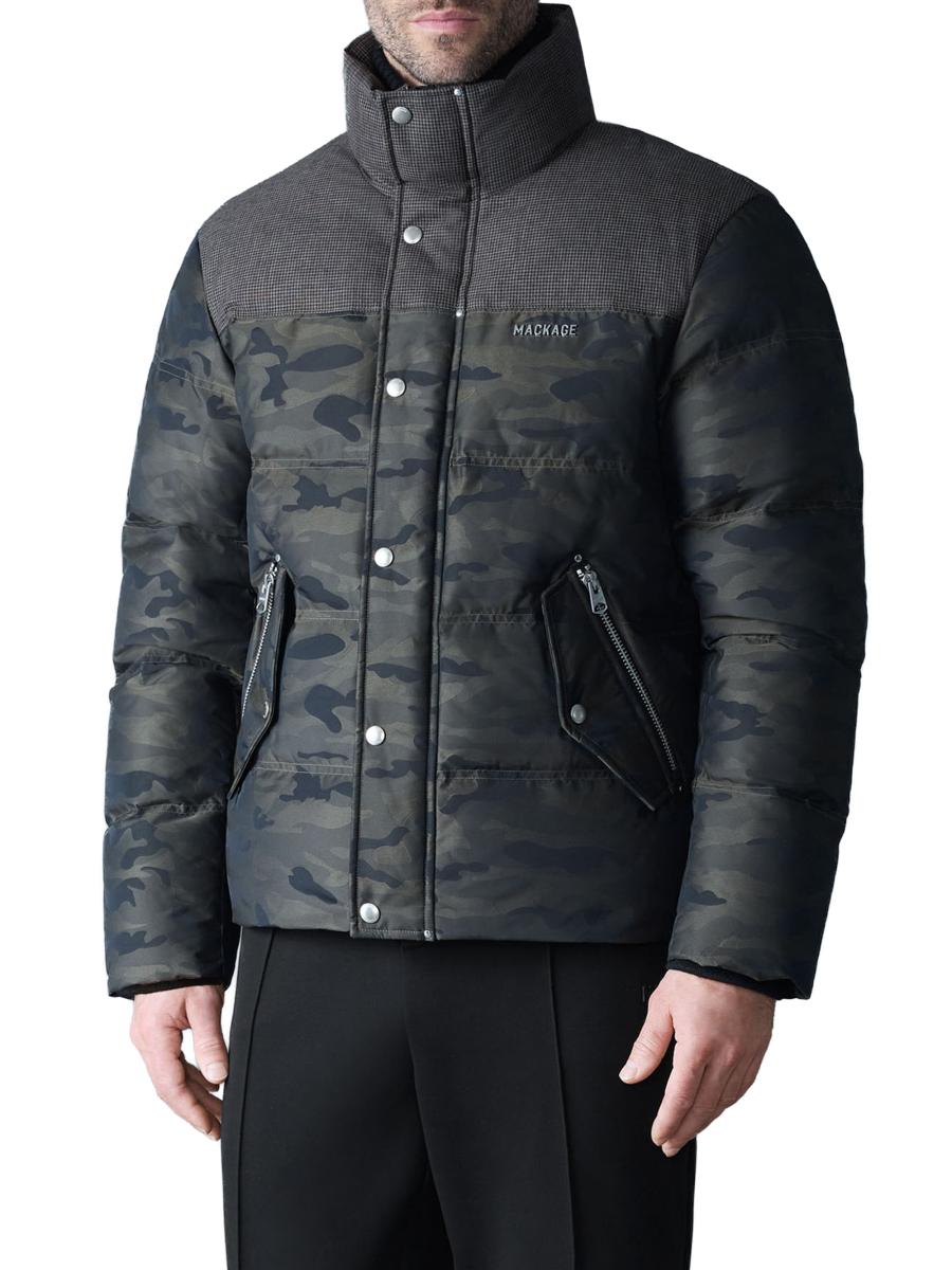 Mackage Everett-JC Camo Down Jacket | Saks Fifth Avenue