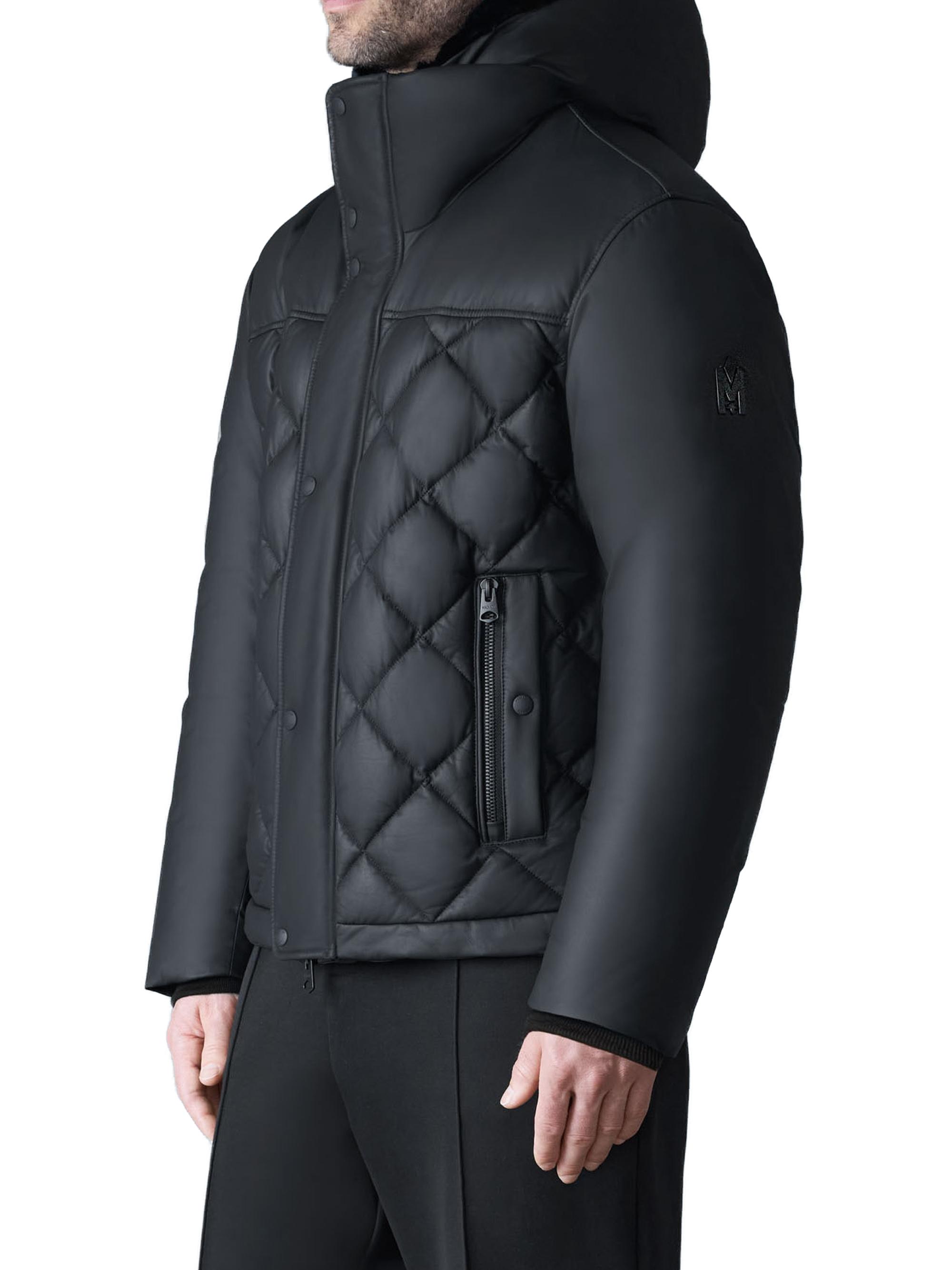Mackage Cash Shearling-Trim Quilted Jacket | Saks Fifth Avenue