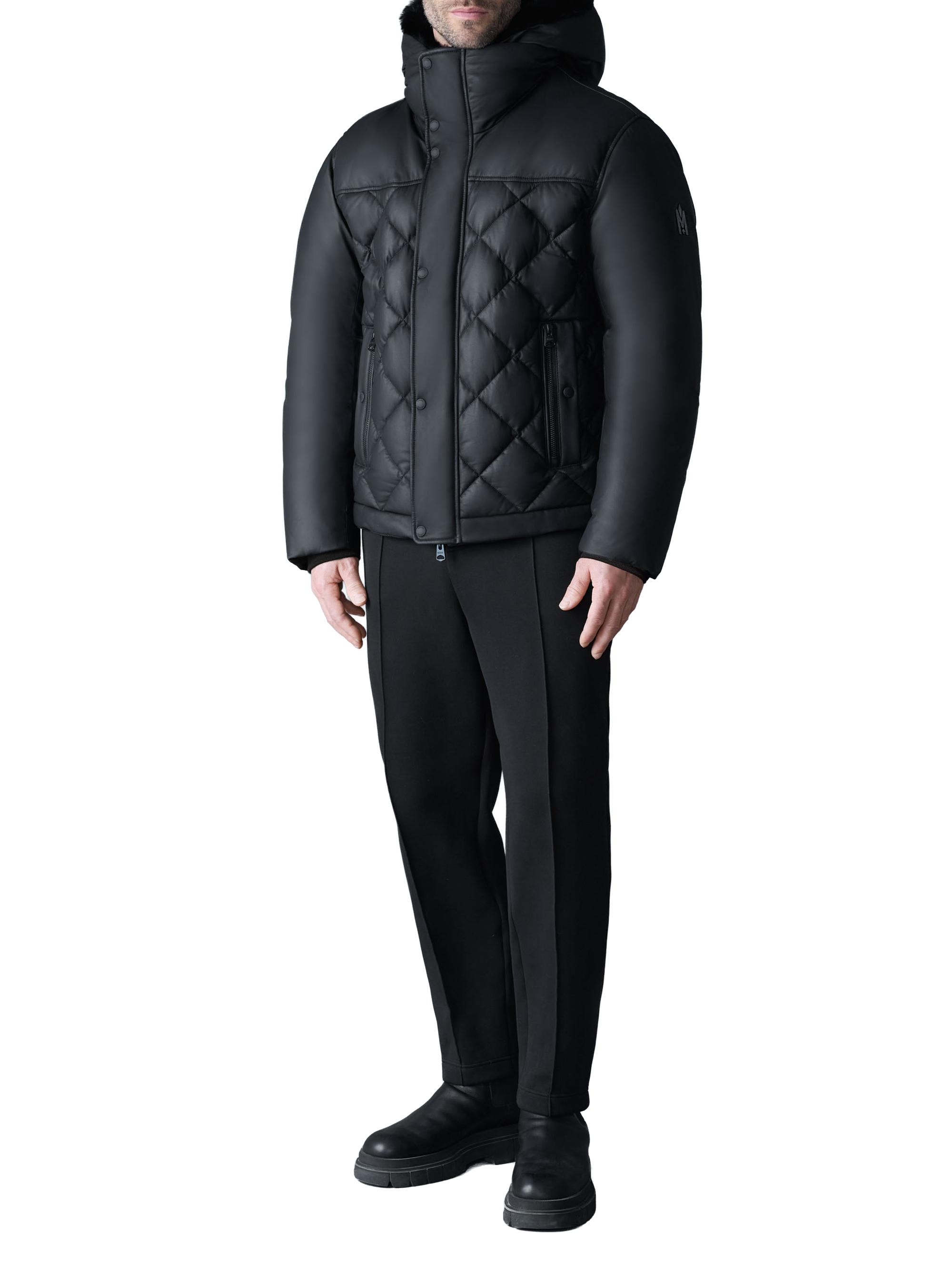Mackage Cash Shearling-Trim Quilted Jacket | Saks Fifth Avenue