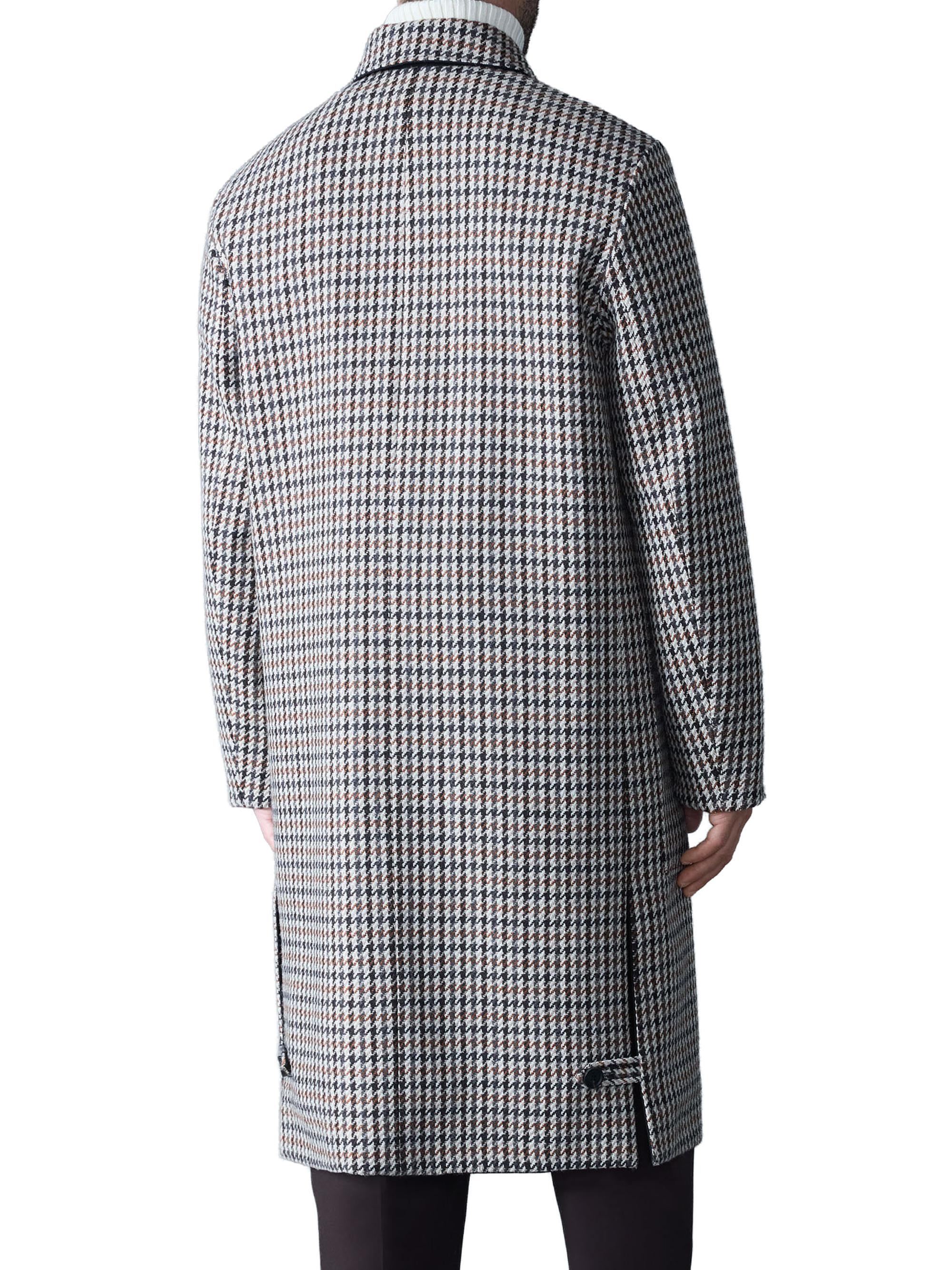 Mackage Ralph Houndstooth Reversible Long Coat | Saks Fifth Avenue