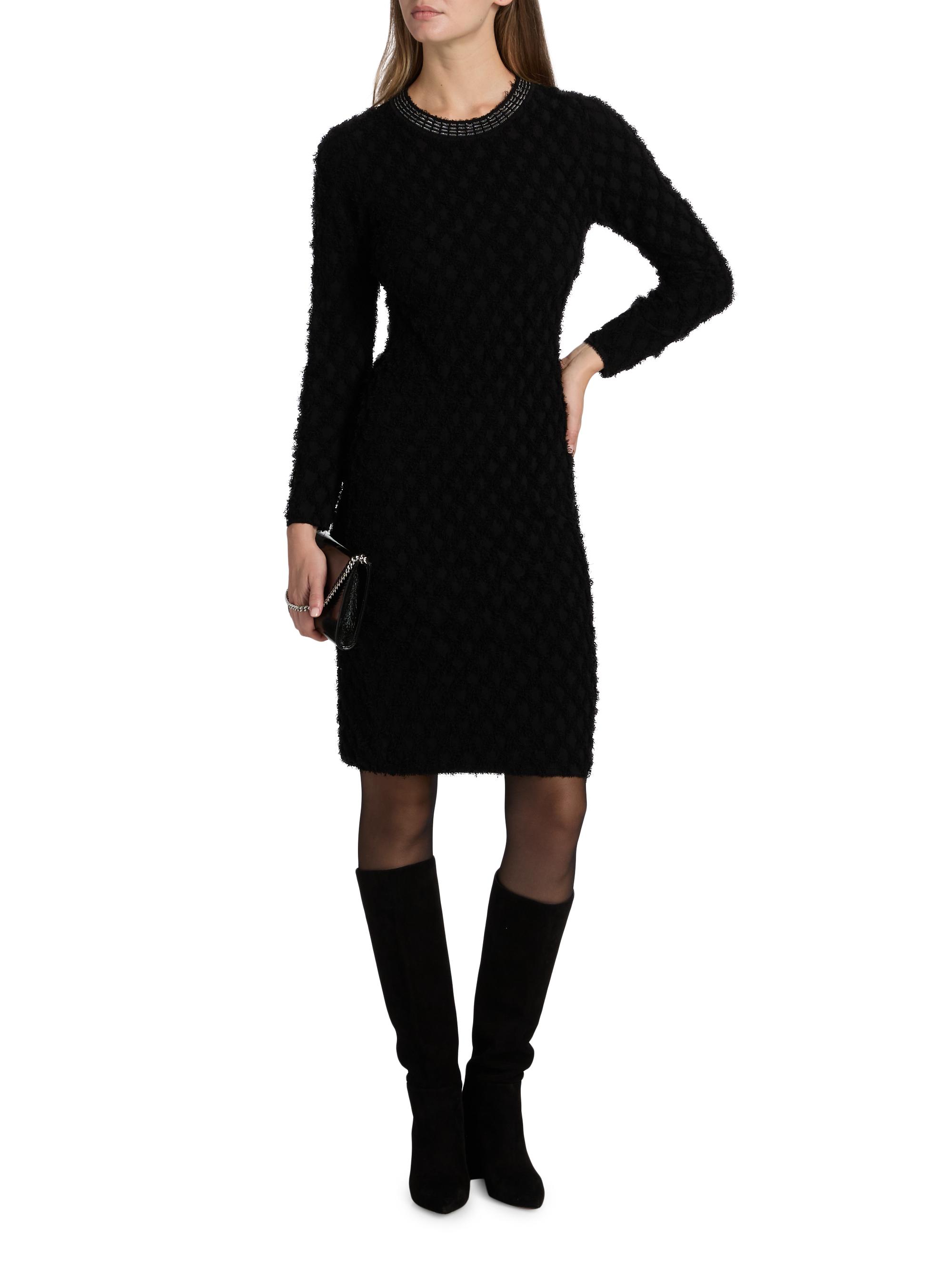 Kobi Halperin Apollo Embellished-Neck Sweater Minidress | Saks Fifth Avenue