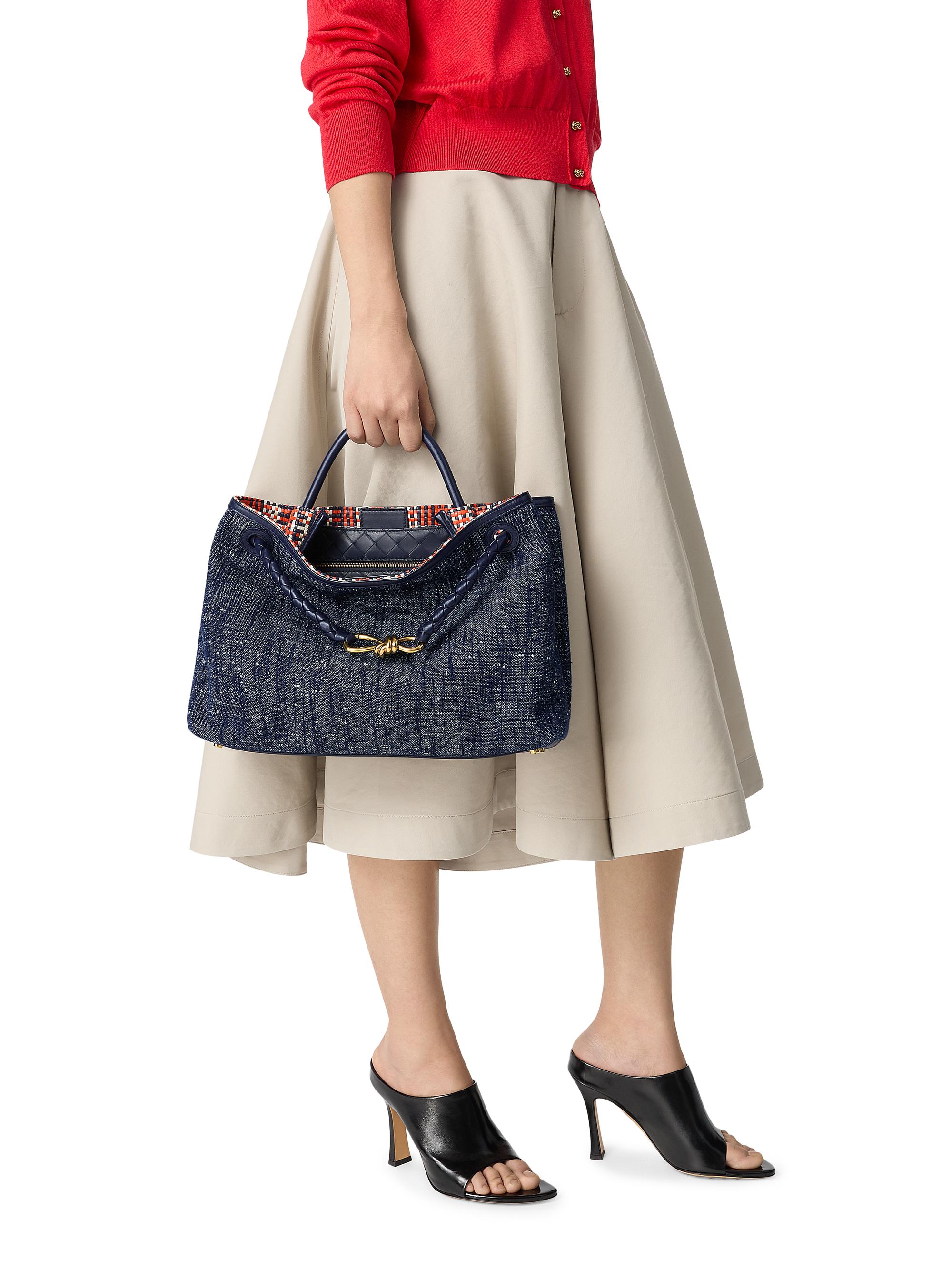 Bottega Veneta Medium Andiamo Denim Tote Bag | Saks Fifth Avenue