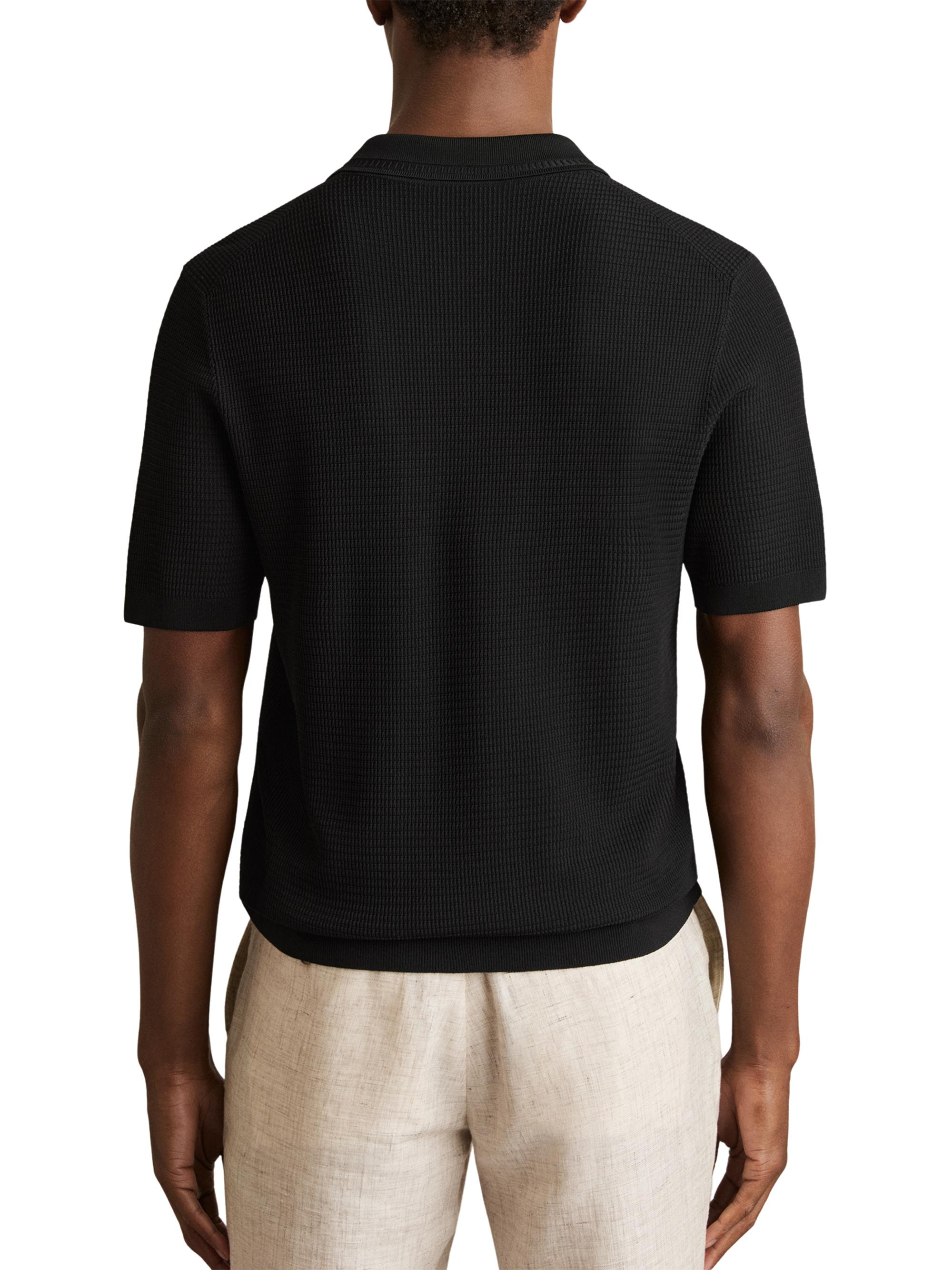 Reiss Regis Zip-Front Polo Shirt | Saks Fifth Avenue