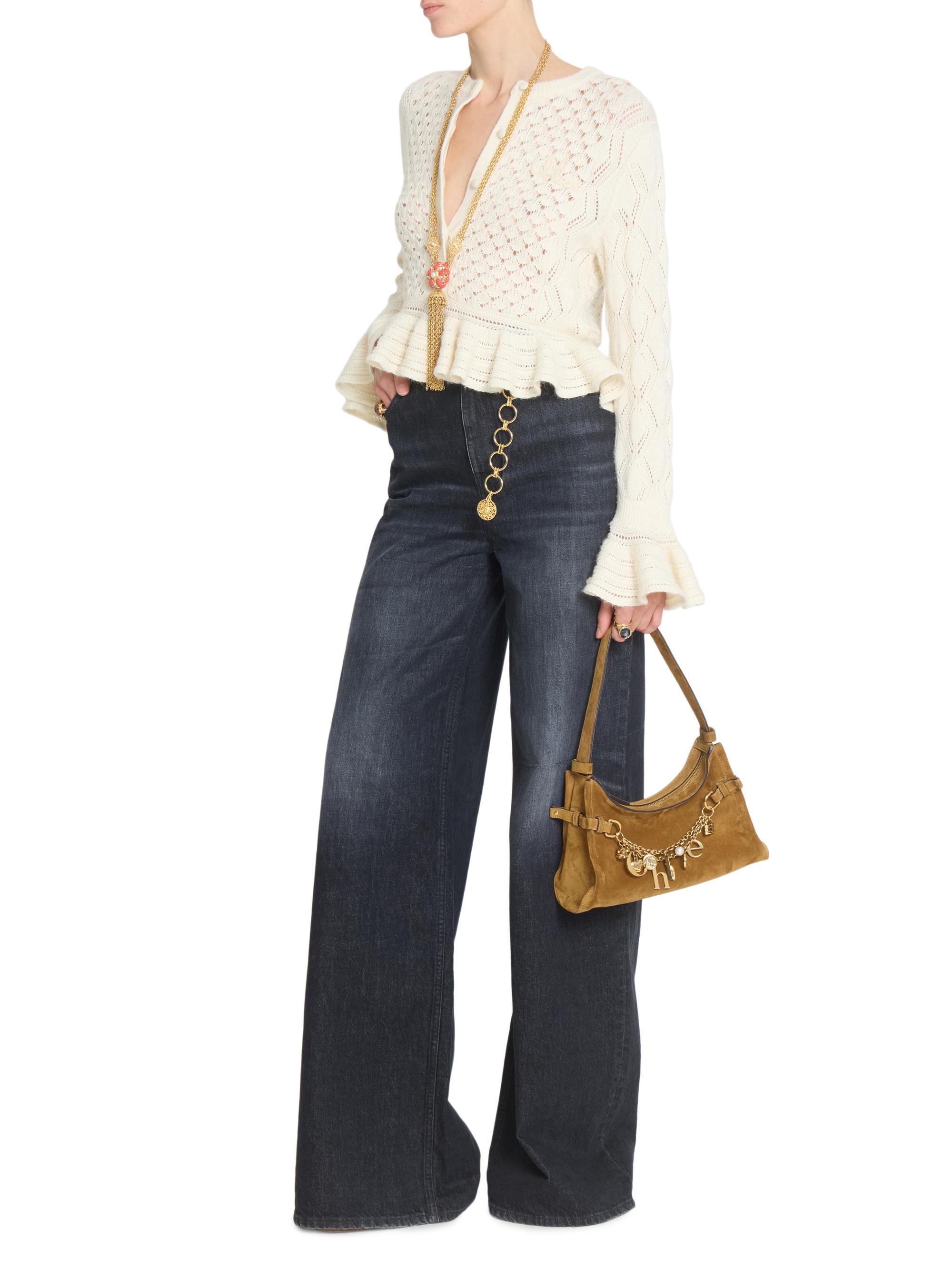 Chloé Logo Suede Shoulder Bag | Saks Fifth Avenue